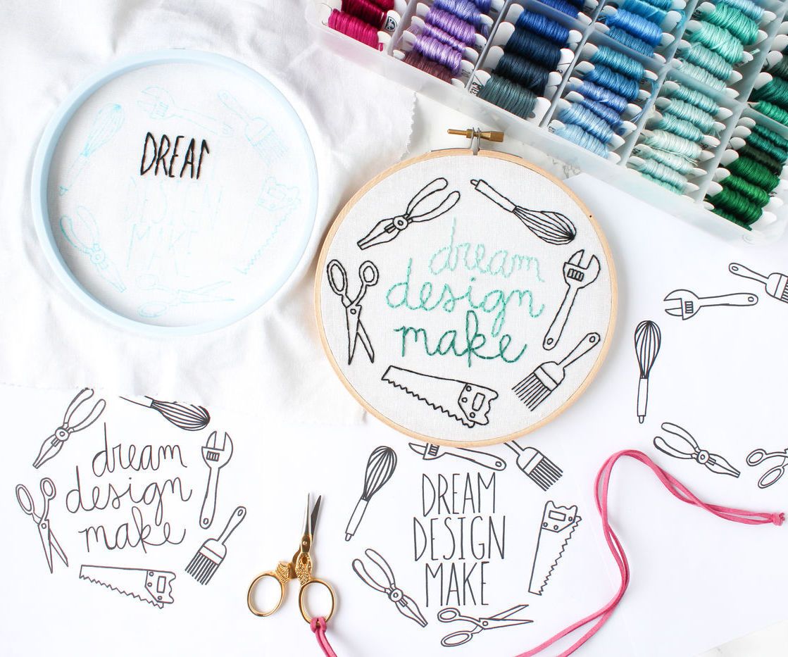 Dream Design Make Free Embroidery Pattern (with Pictures) - Instructables