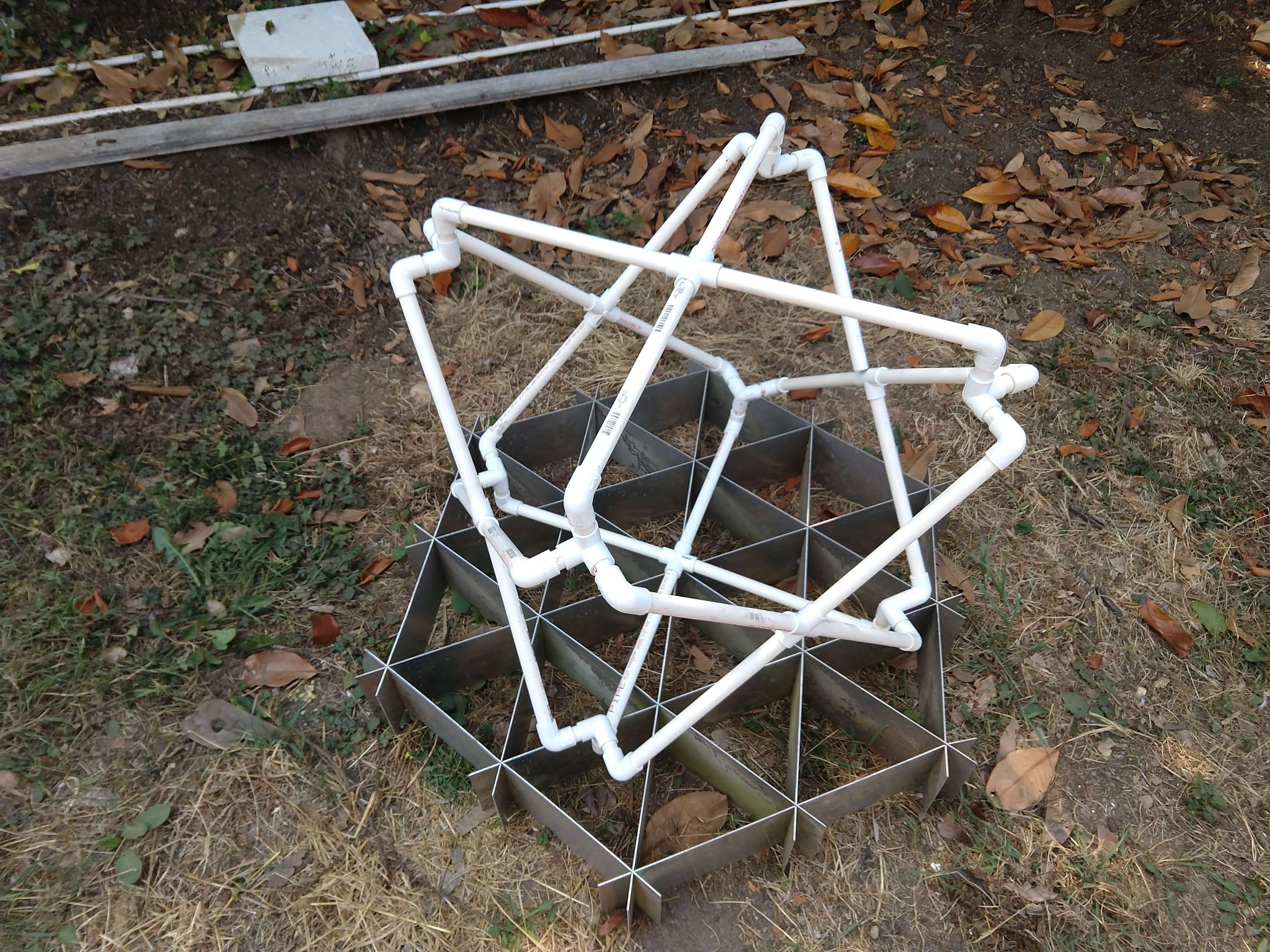 PVC Pipe Star Tetrahedron : 3 Steps - Instructables