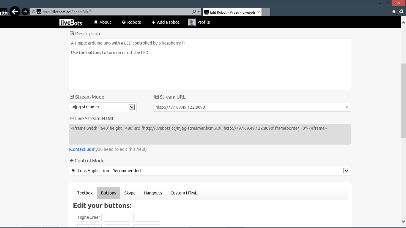Create an Internet Controlled Robot Using Livebots : 7 Steps (with Pictures) - Instructables