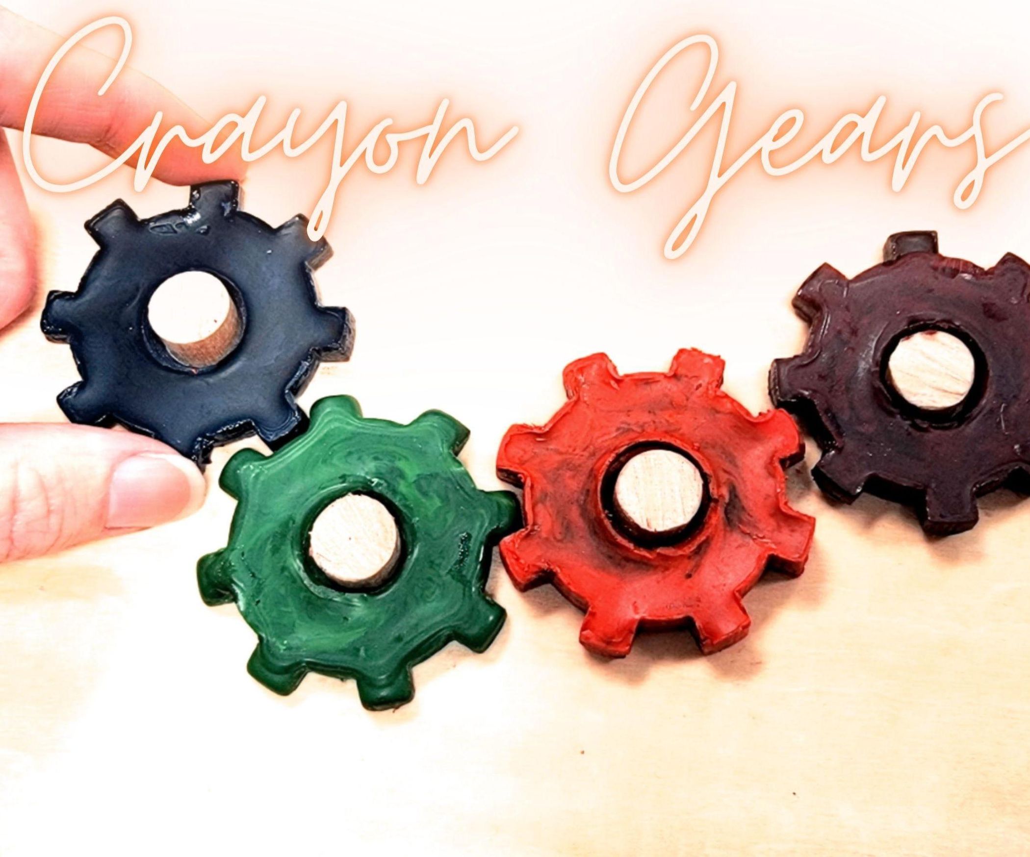 Crayon Gear System : 7 Steps (with Pictures) - Instructables