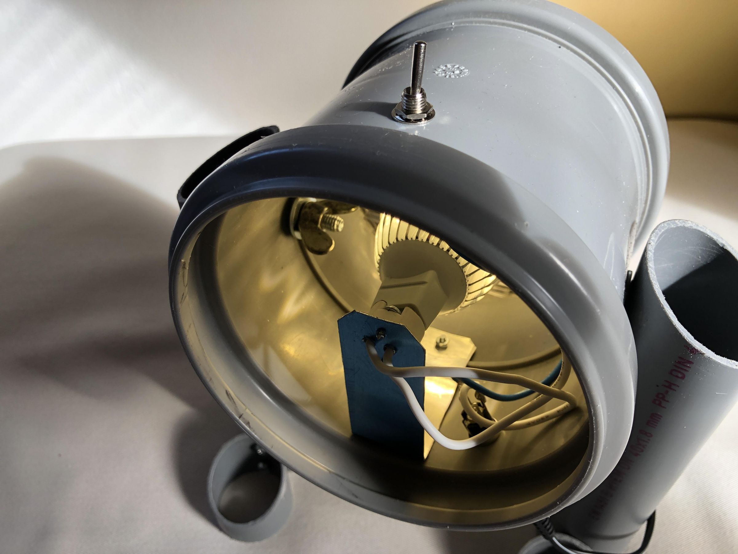 Plastic Pipe Lamp - LED 12V 4W - ("Drainpipe Lamp") : 9 Steps (with ...