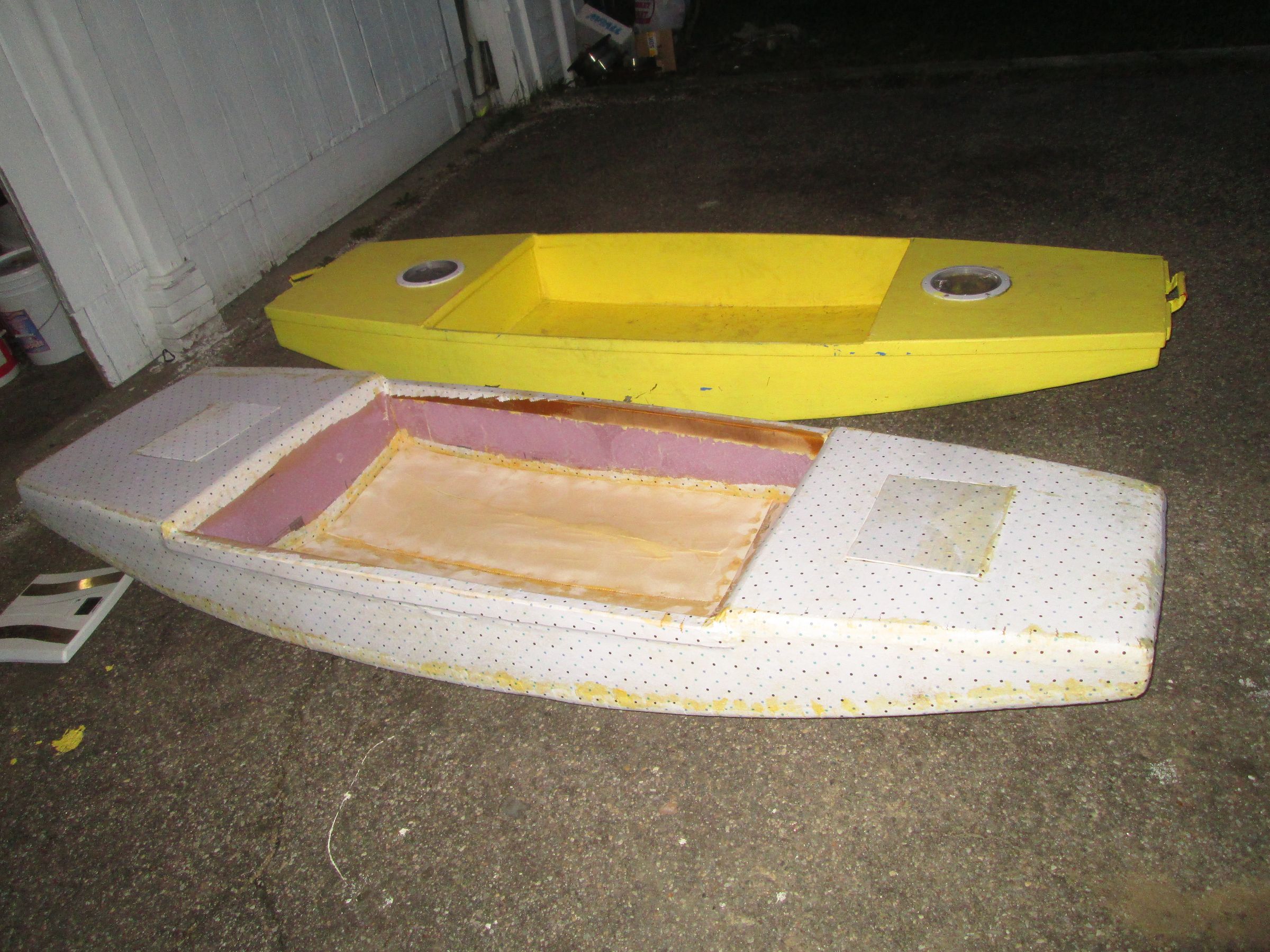 Seafoam Kayak, the Unsinkable Foam Kayak Anyone Can Build, 16 Pounds ...