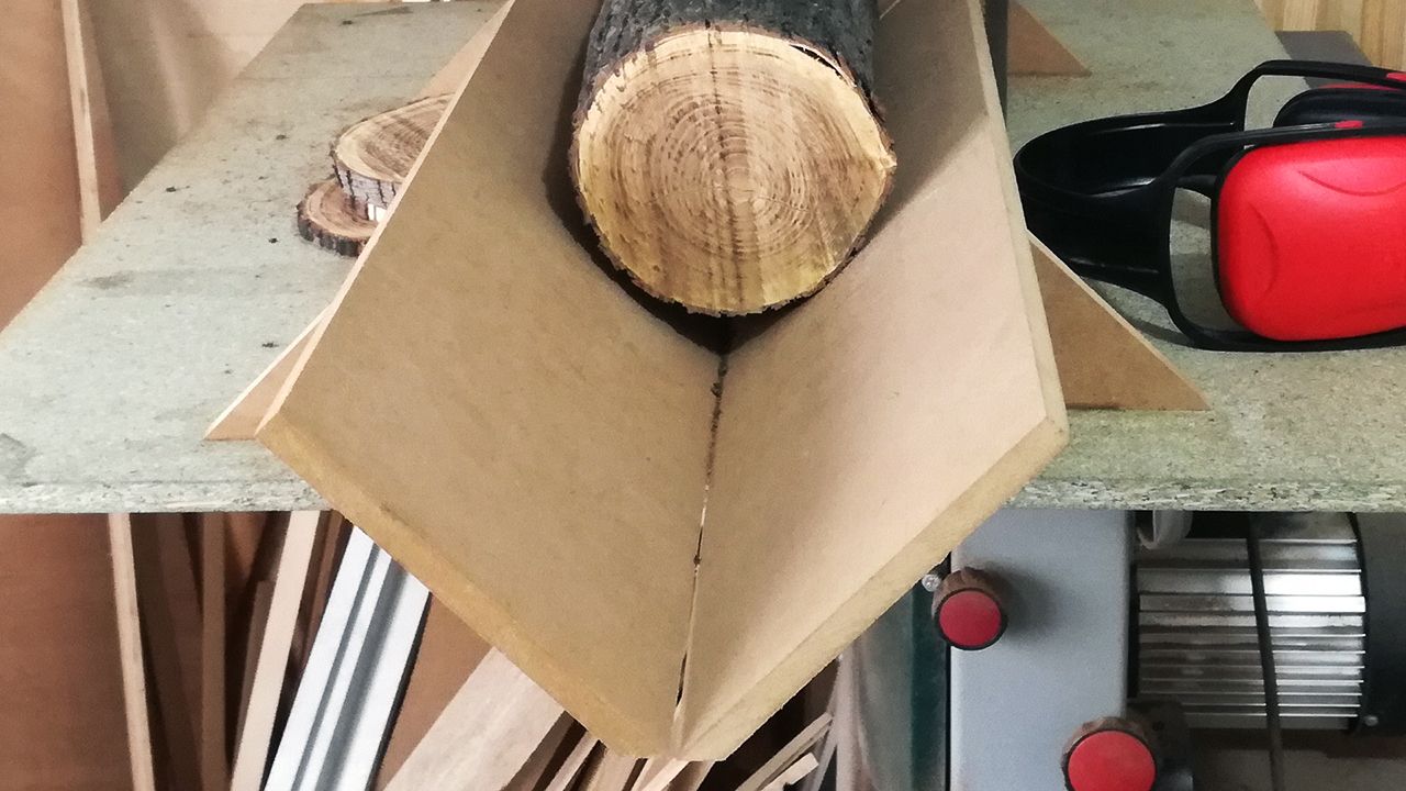 Bandsaw Jig to Cut Log Slices - Laser Engraved Logo (with Pictures ...