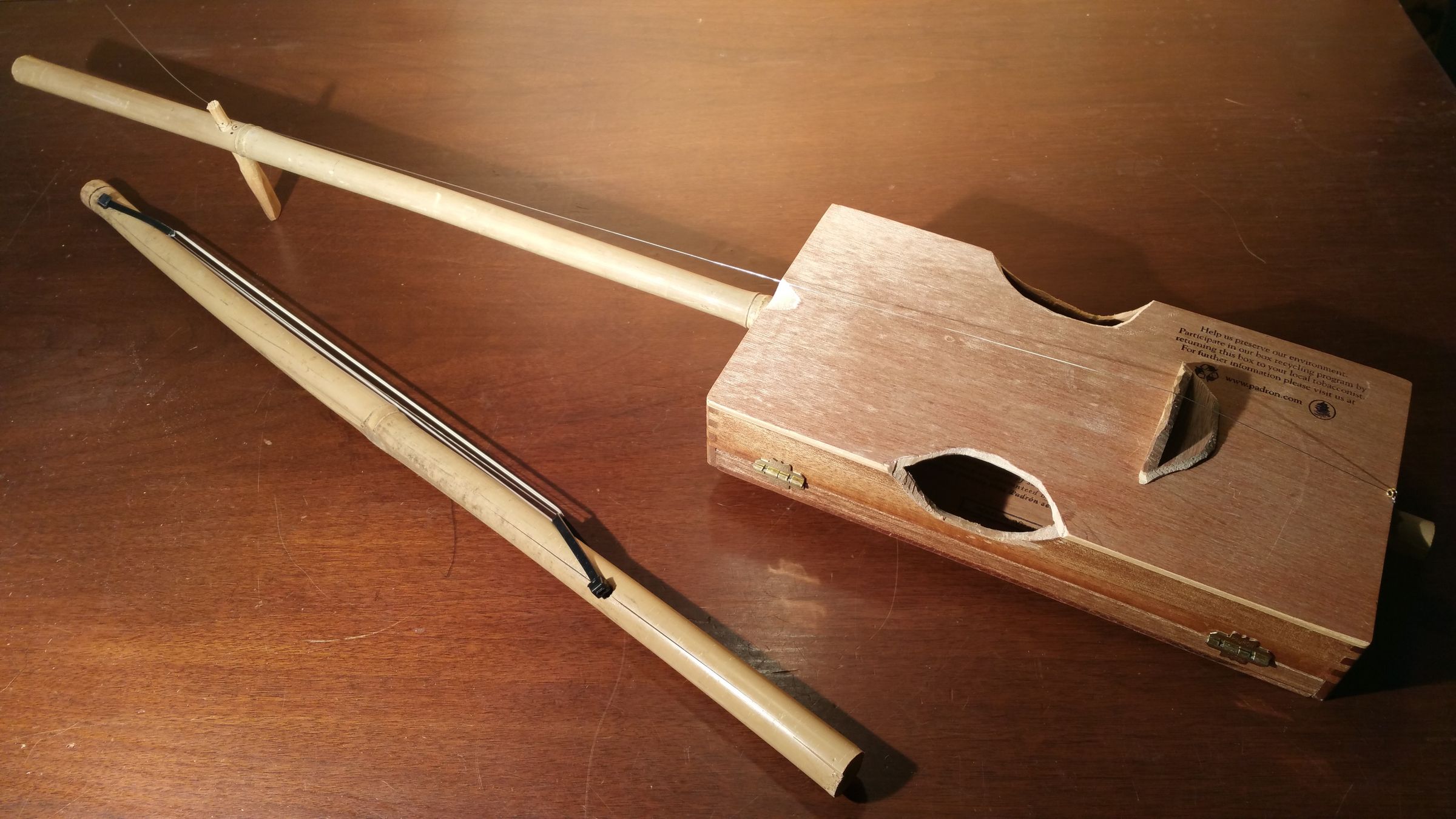 Make a Cigar Box Fiddle and Bow! : 6 Steps - Instructables