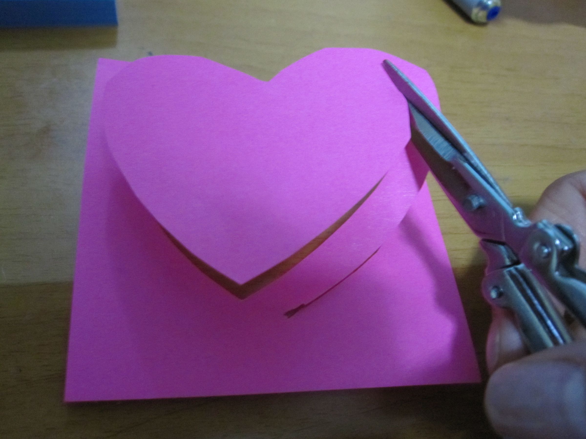 How to Make a Heart Pop-Up Love Post-it Note (easy) : 8 Steps (with ...