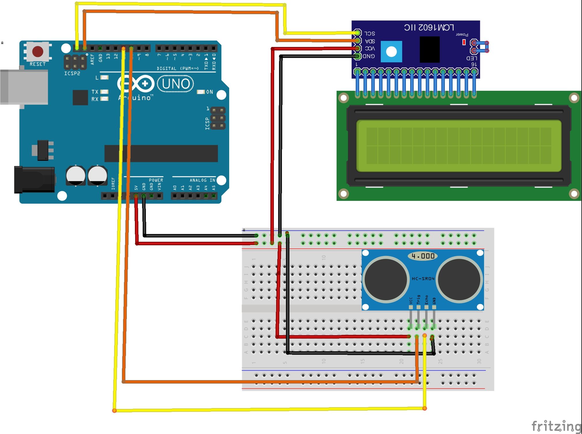 Ultrasonic Distance Finder : 5 Steps - Instructables
