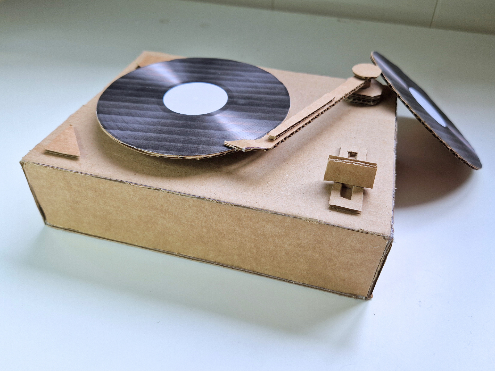 Build Your Own Working Cardboard Record Player : 9 Steps (with Pictures ...