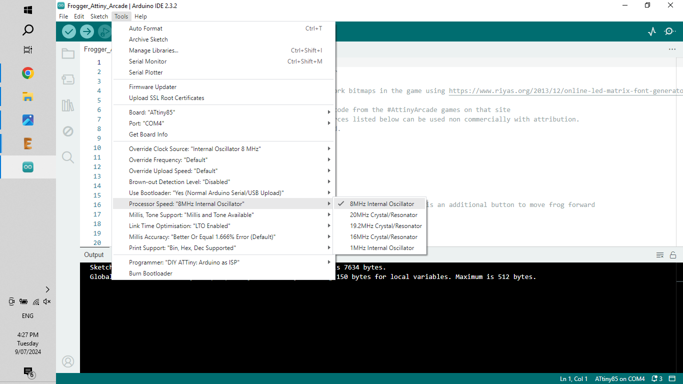 Tiny Arcade Game - Attiny85 Build : 7 Steps (with Pictures) - Instructables