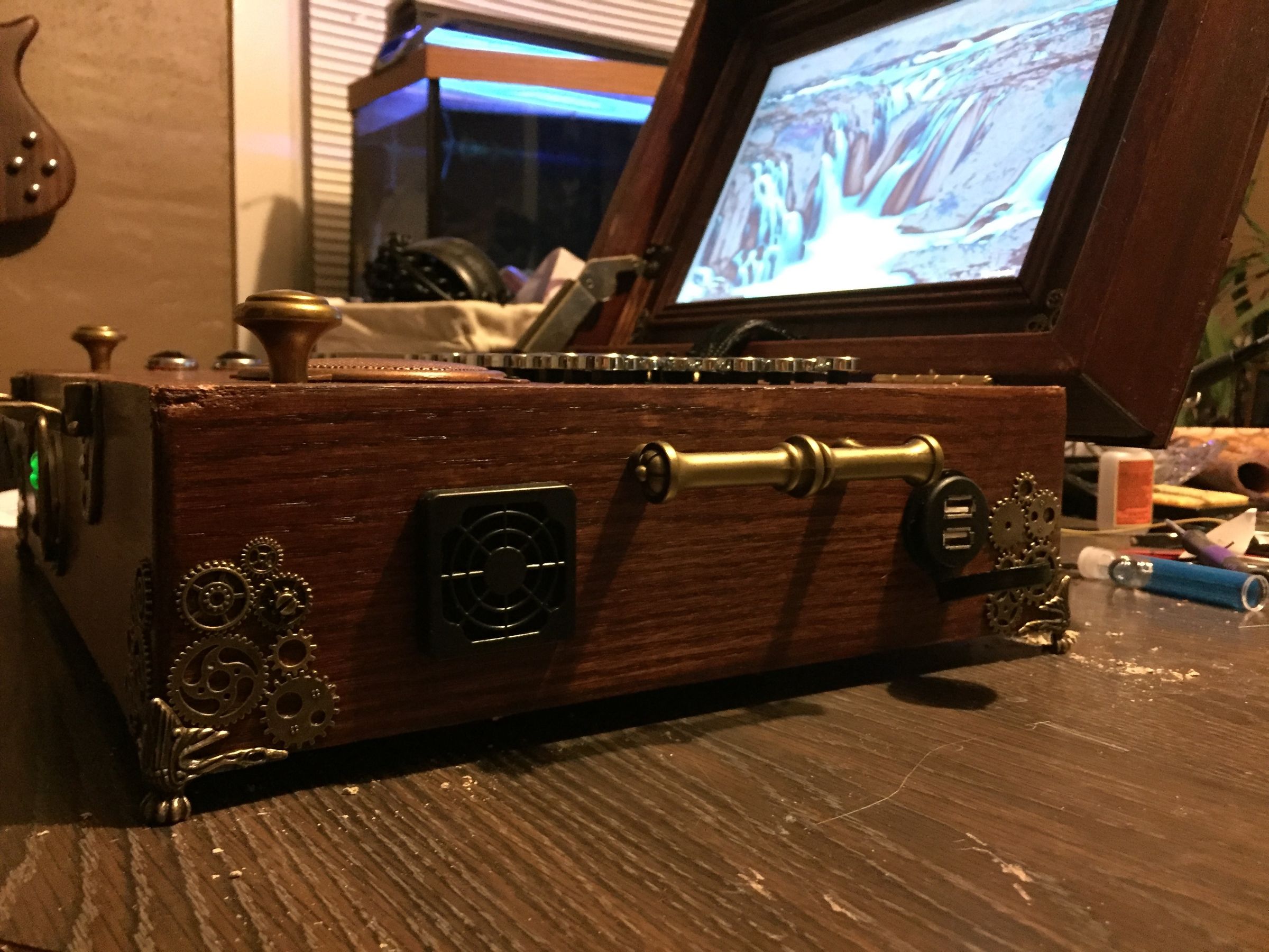 Steampunk Raspberry Pi Laptop : 7 Steps (with Pictures) - Instructables