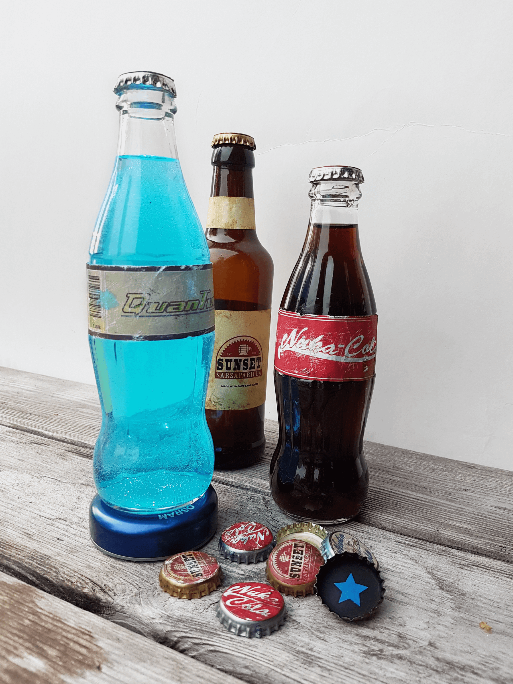 Fallout Sunset Sarsaparilla Bottles and Star Caps (free PDF Print-out ...