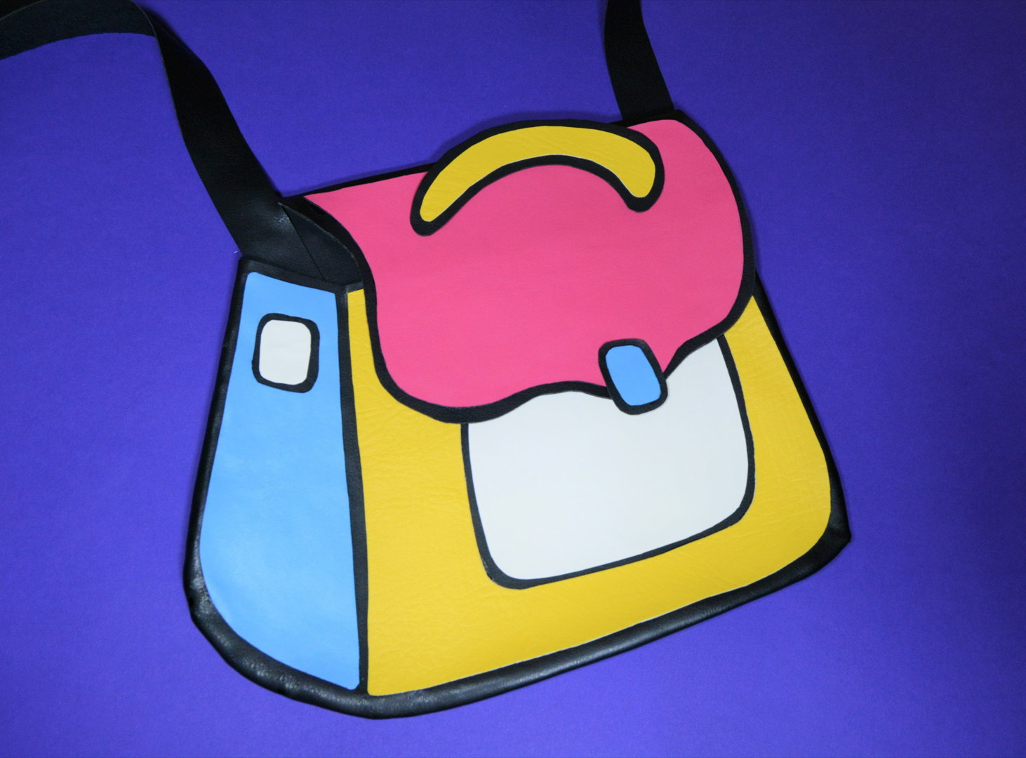 Faux Leather Cartoon Messenger Bag : 7 Steps (with Pictures ...