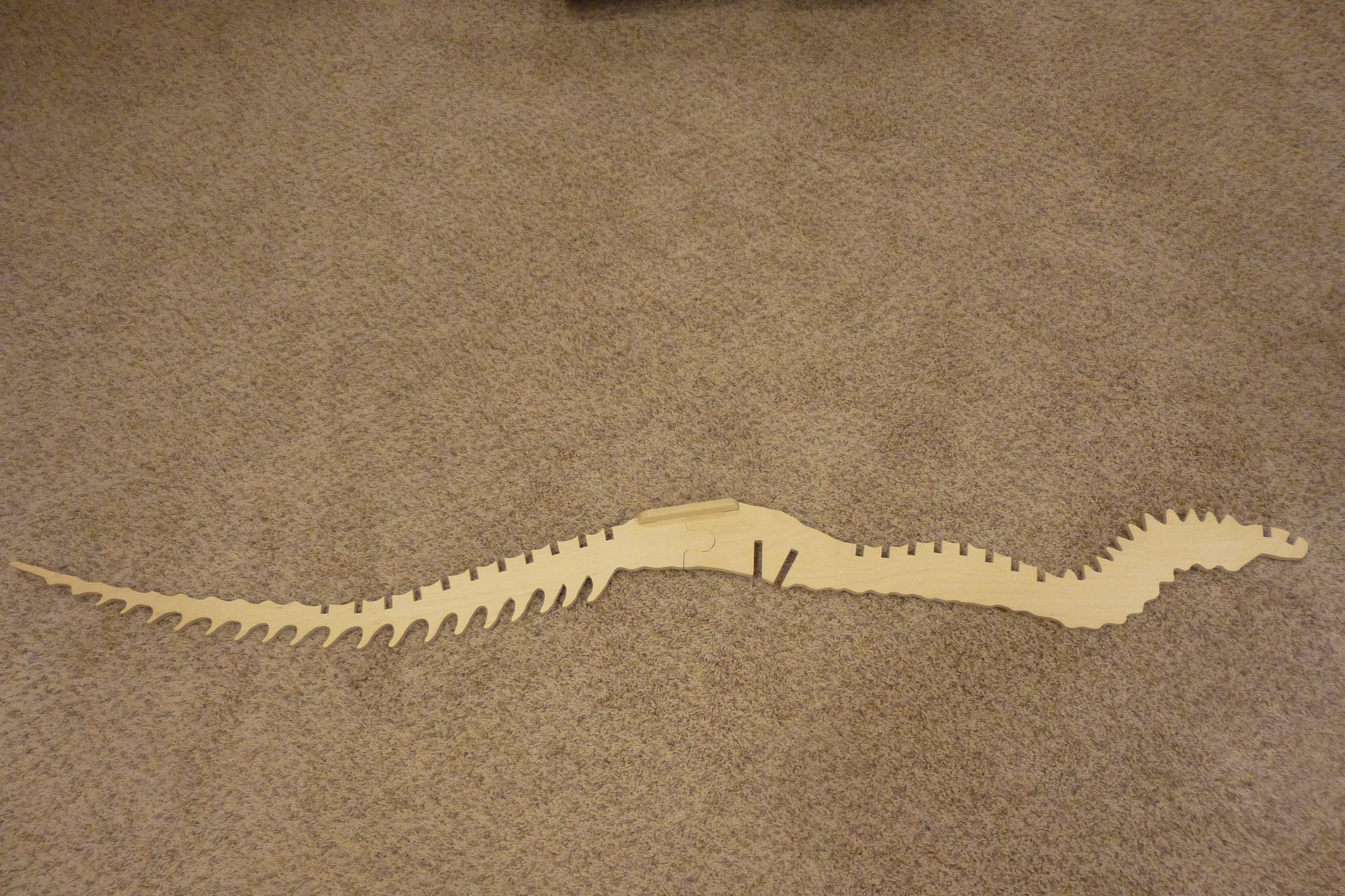 T-Rex Dinosaur Puzzle With Different Sizes and Positions : 7 Steps ...