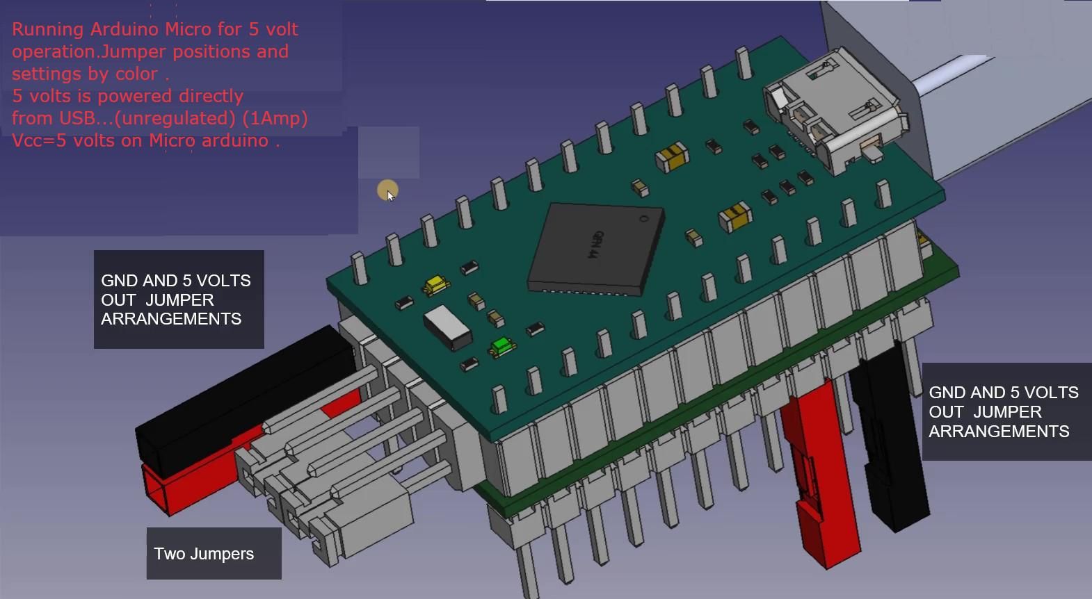 Arduino Pro Micro. Regulator Removed. 6 Modes. Two High Current ...