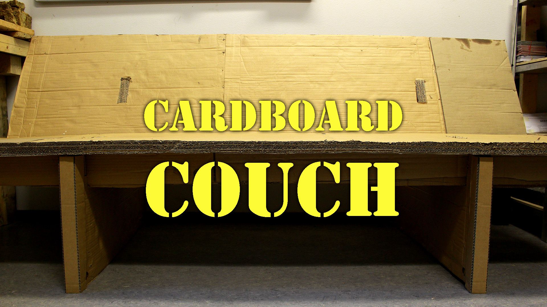Cardboard Couch : 10 Steps (with Pictures) - Instructables