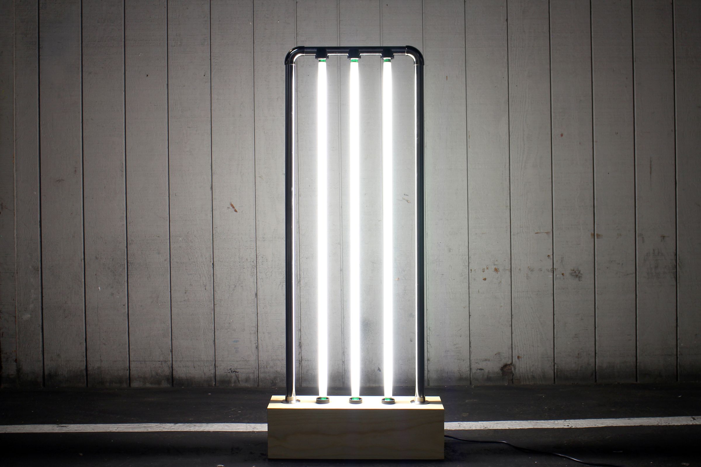 Fluorescent Tube Floor Lamp : 26 Steps (with Pictures) - Instructables