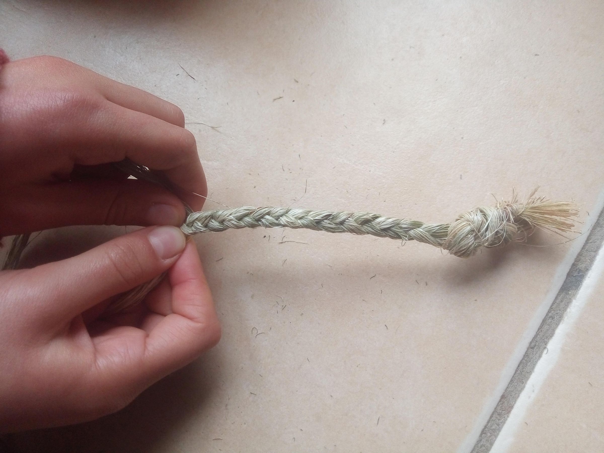 How to Make Rope / String With Natural Plant Fibers : 6 Steps (with ...