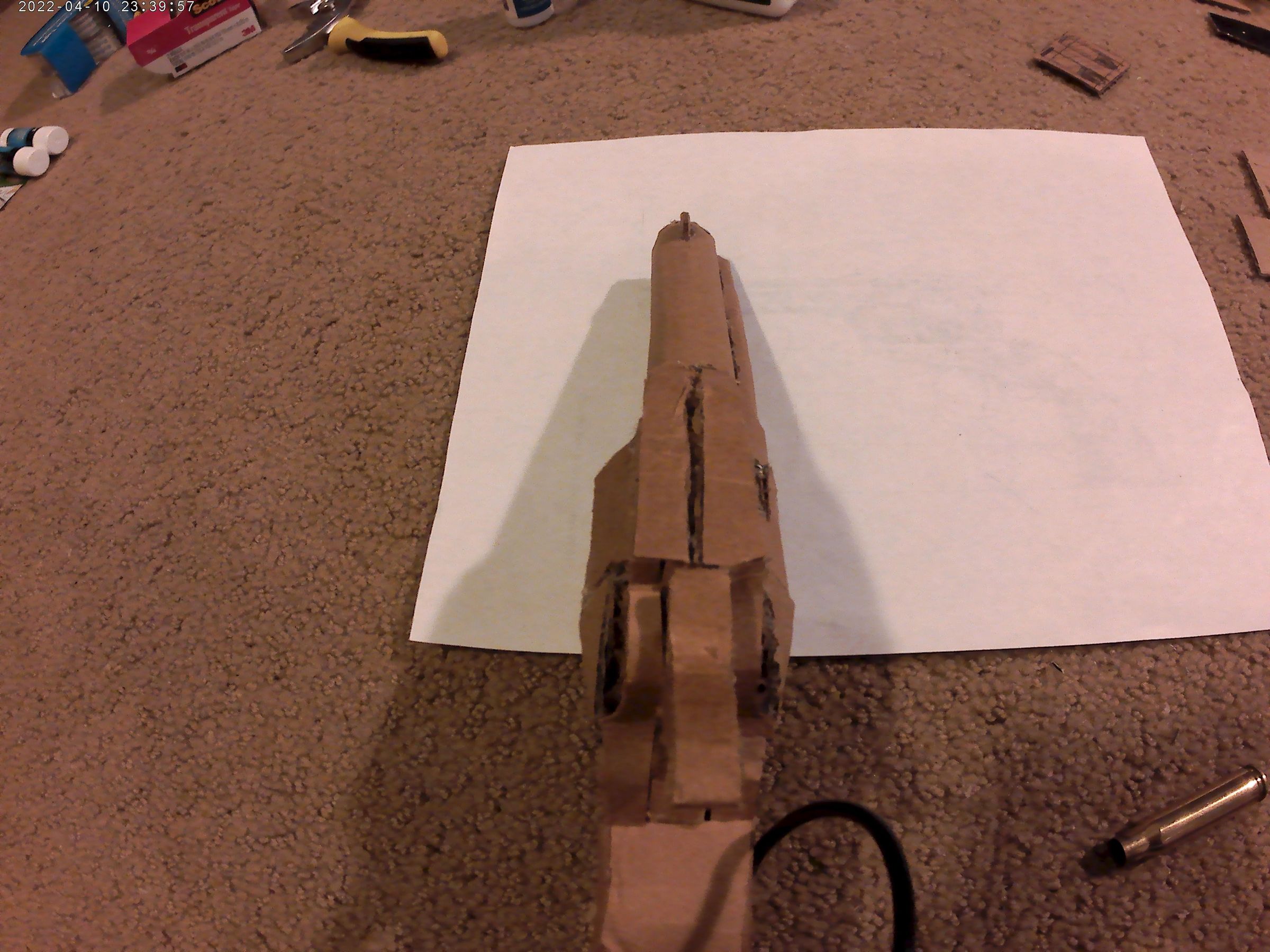 Cardboard SAA Colt .45 : 5 Steps - Instructables