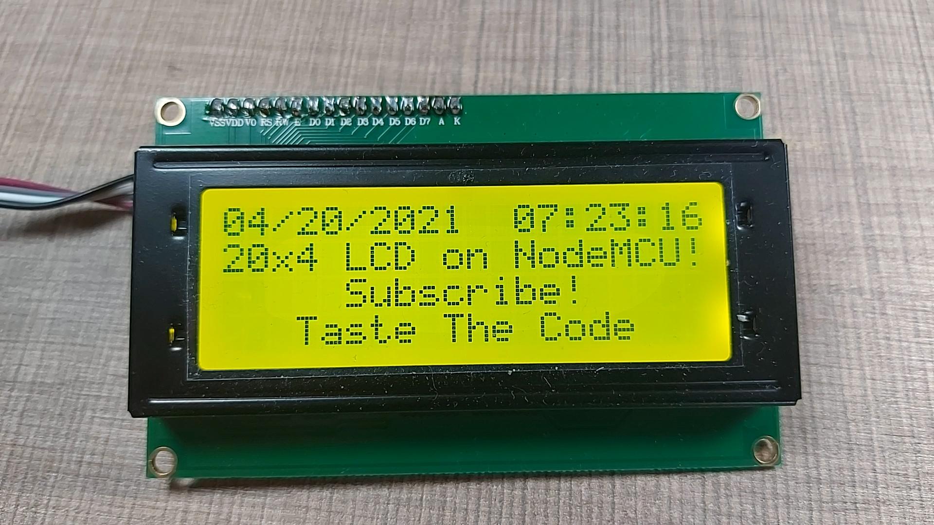 Connect LCDs With NodeMCU and Arduino : 5 Steps (with Pictures ...