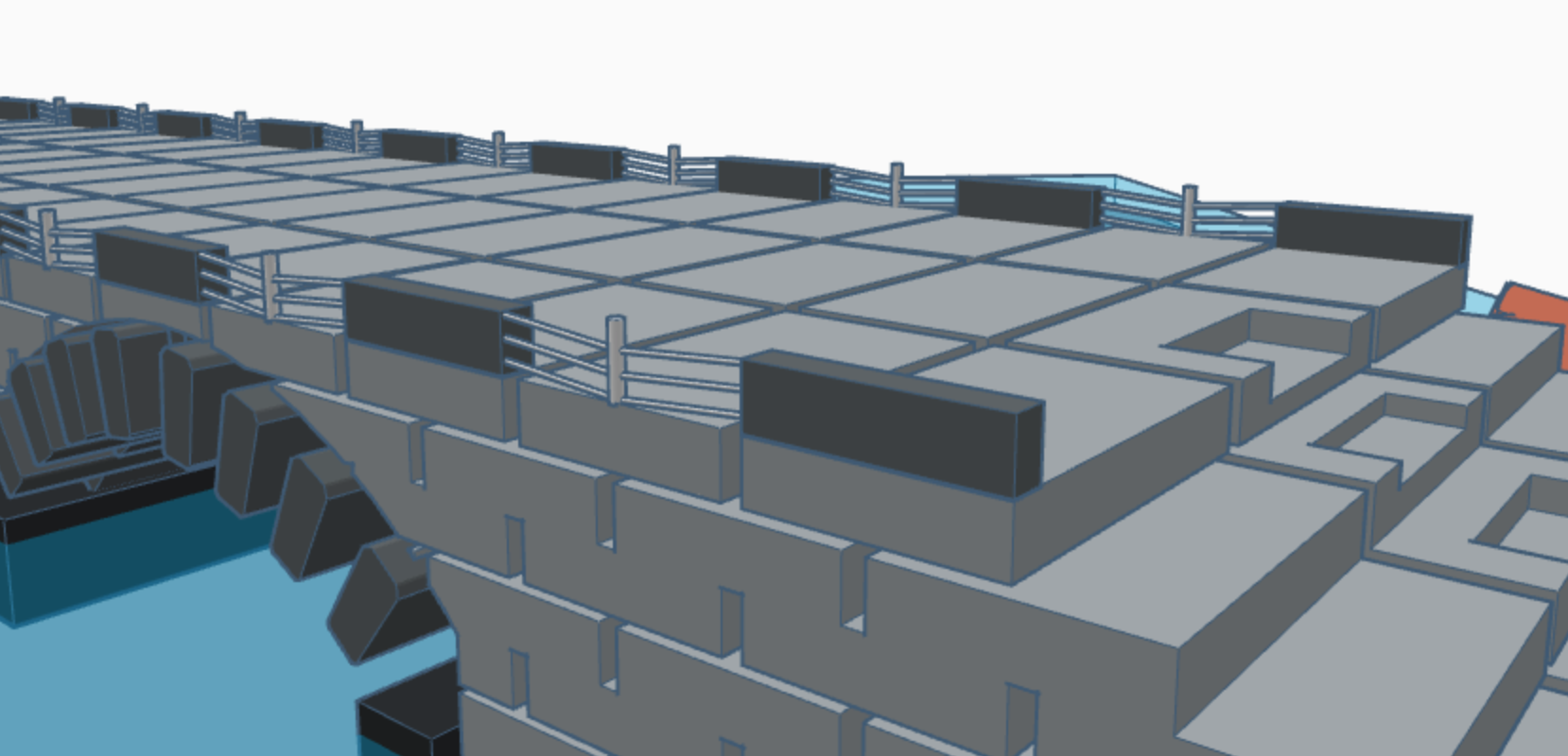 Pedestrian Keystone Bridge for Natural Environments : 8 Steps ...