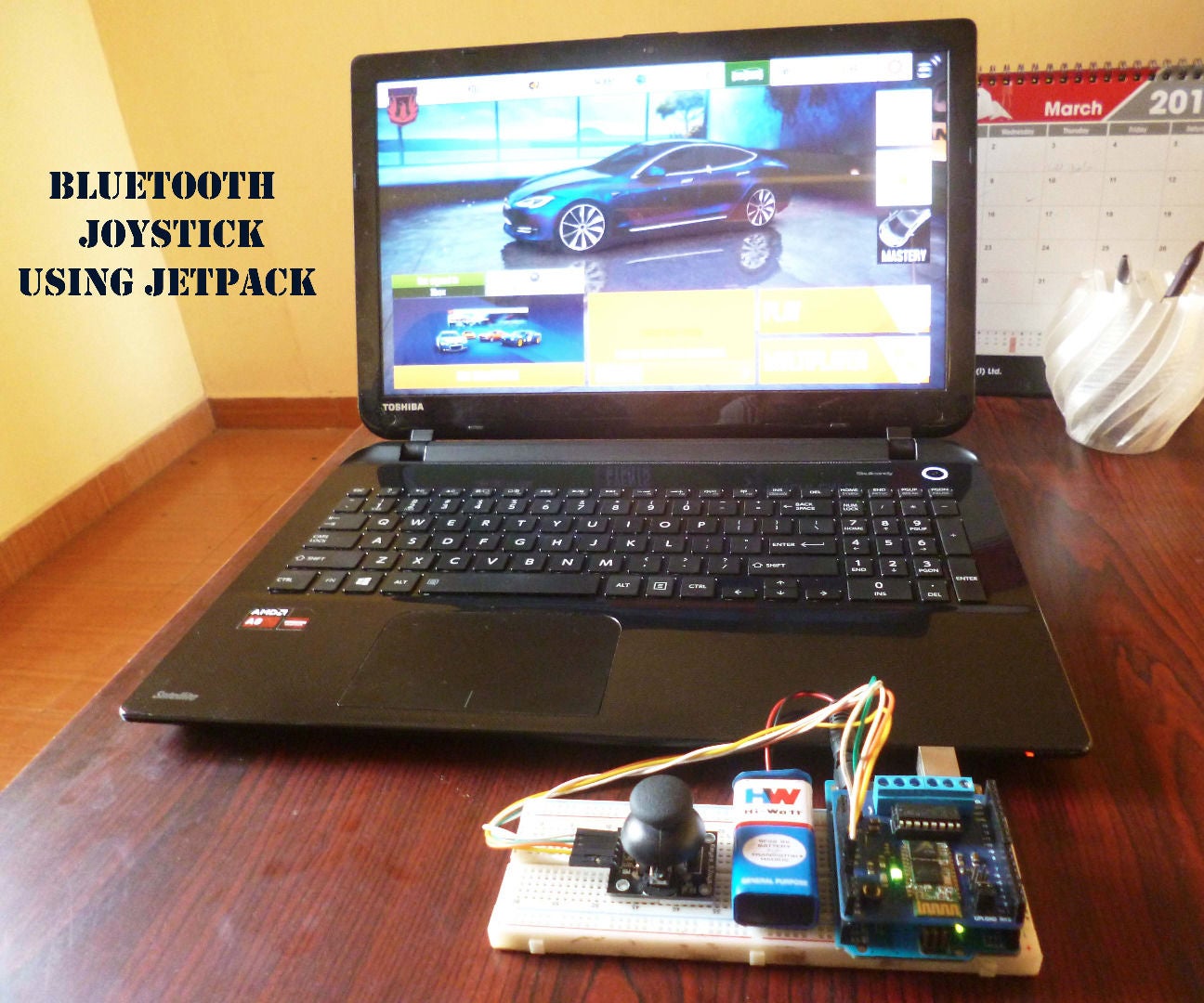 Bluetooth Game Controllerjoystick With Arduino And Jetpack 3 Steps Instructables
