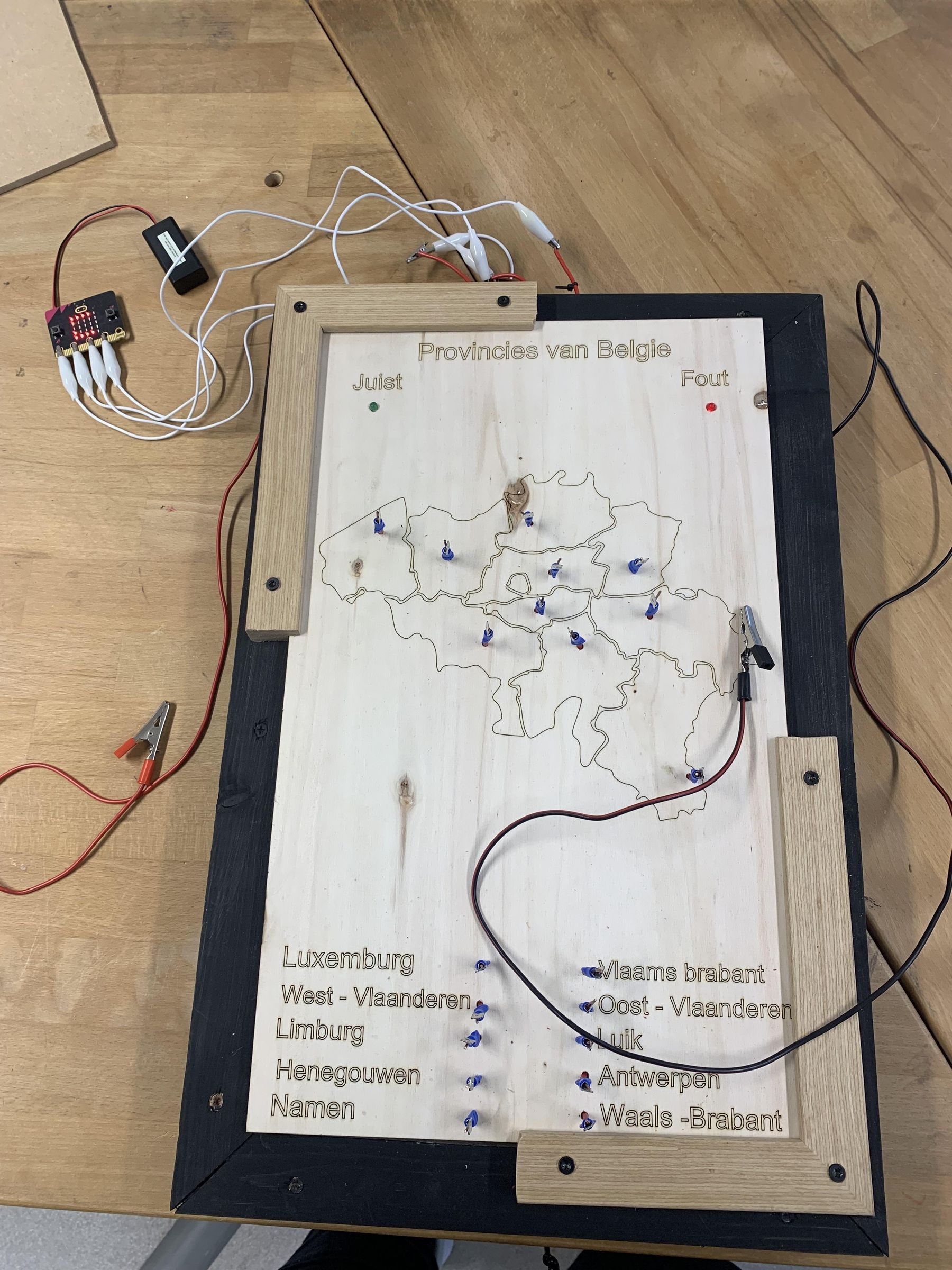 Electro Game "provincies En Hun Hoofdsteden" Van België : 10 Steps ...