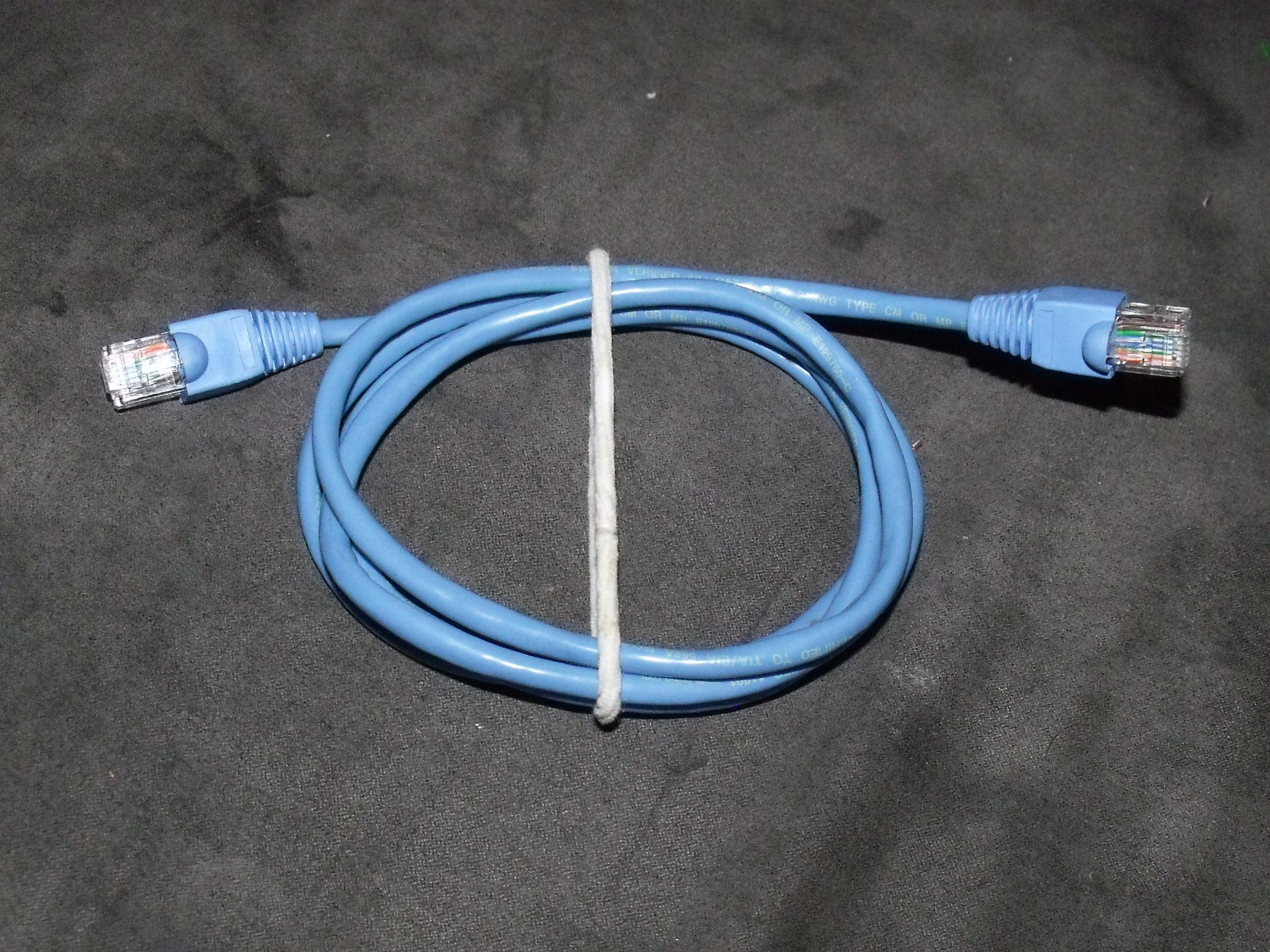 How to Terminate CAT 5 Cable With an RJ-45 Connector : 7 Steps ...