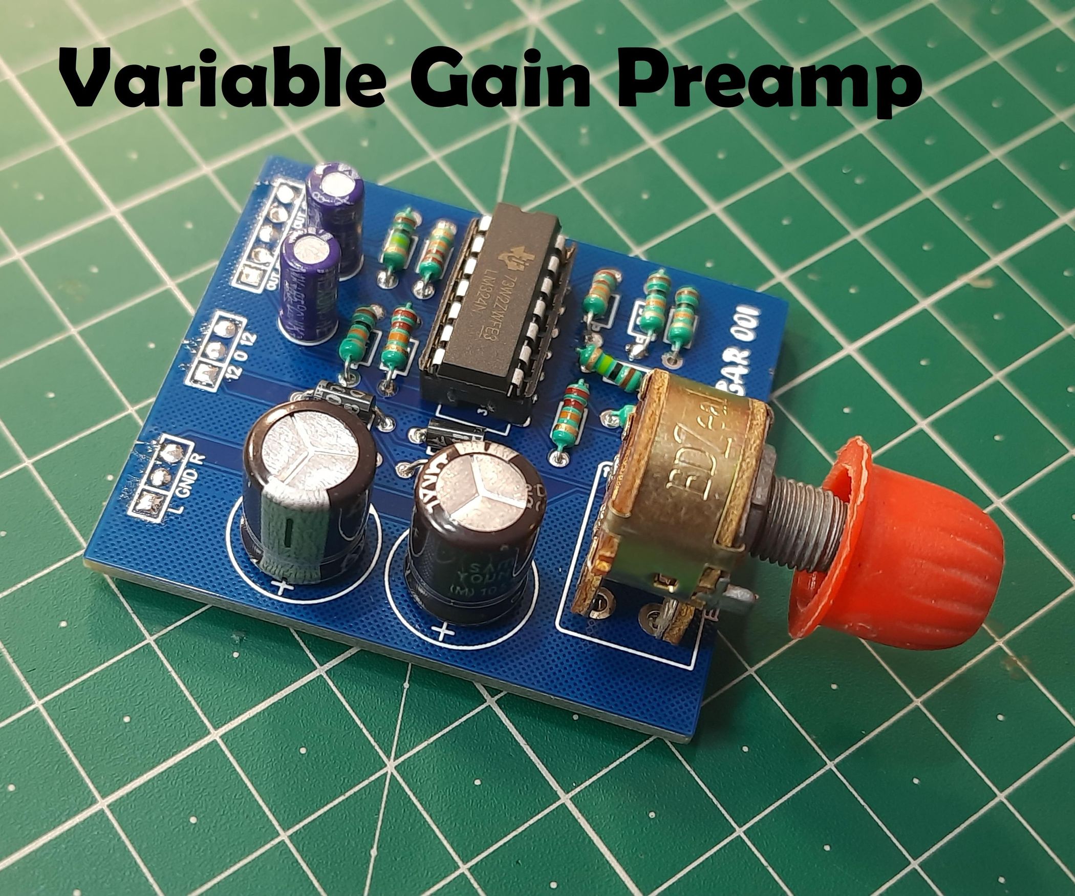 Making a Variable Gain Audio Preamplifier : 7 Steps - Instructables