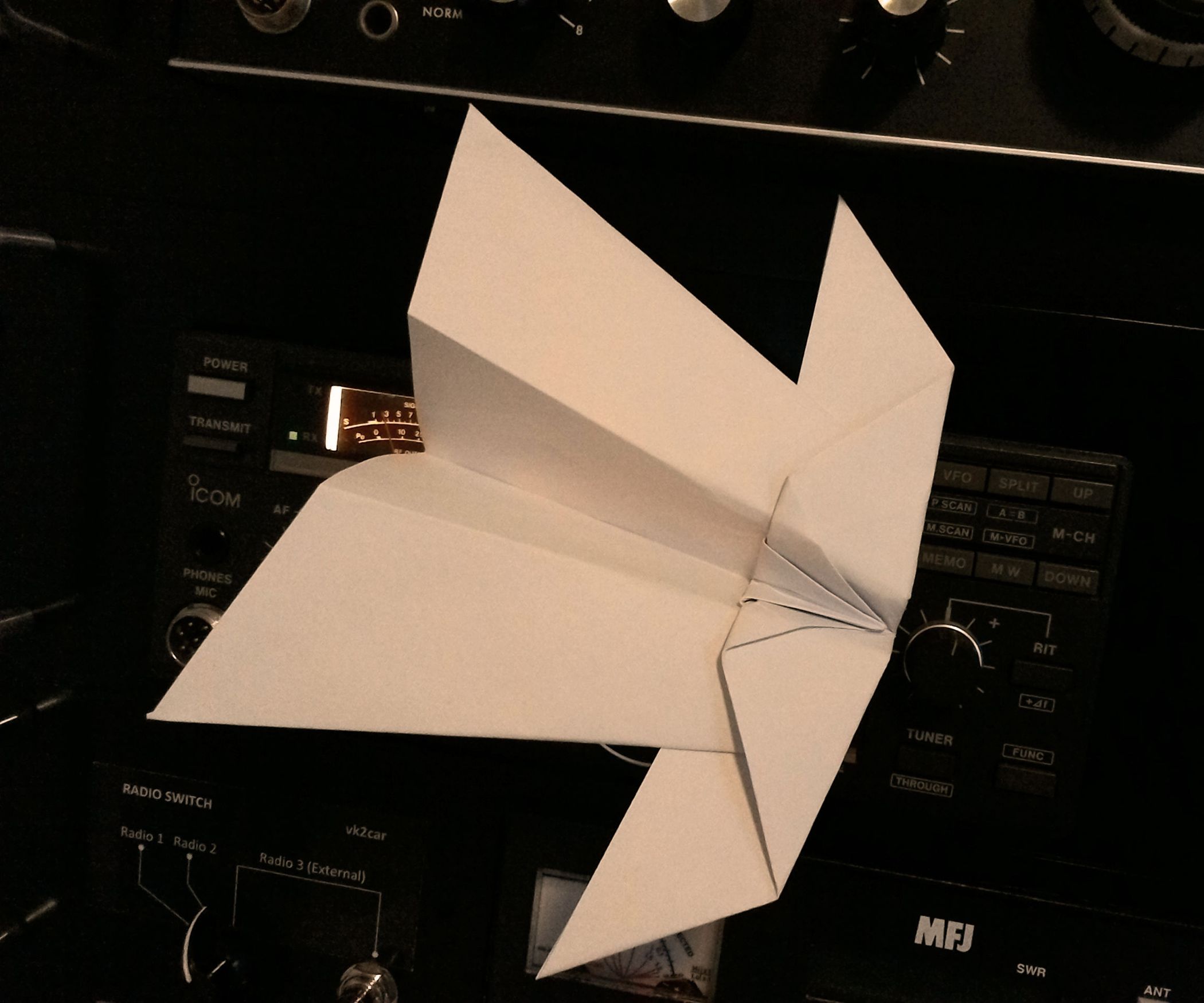 How to Fold the Original Ninja Looping Paper Airplane : 3 Steps ...