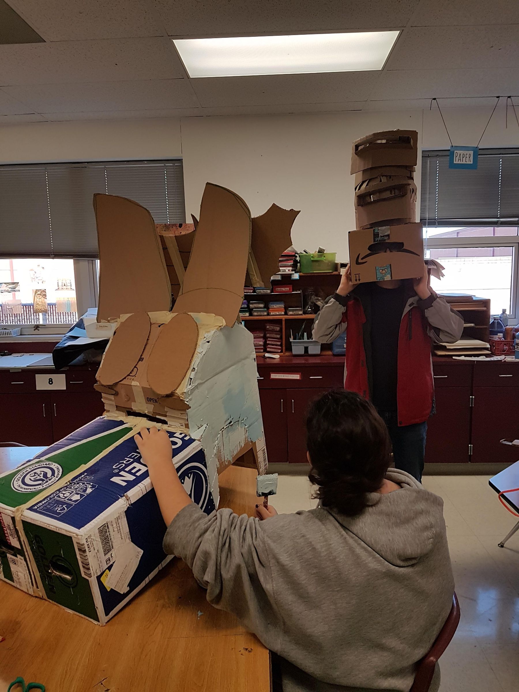 Wayne White Inspired Cardboard Masks : 5 Steps (with Pictures ...