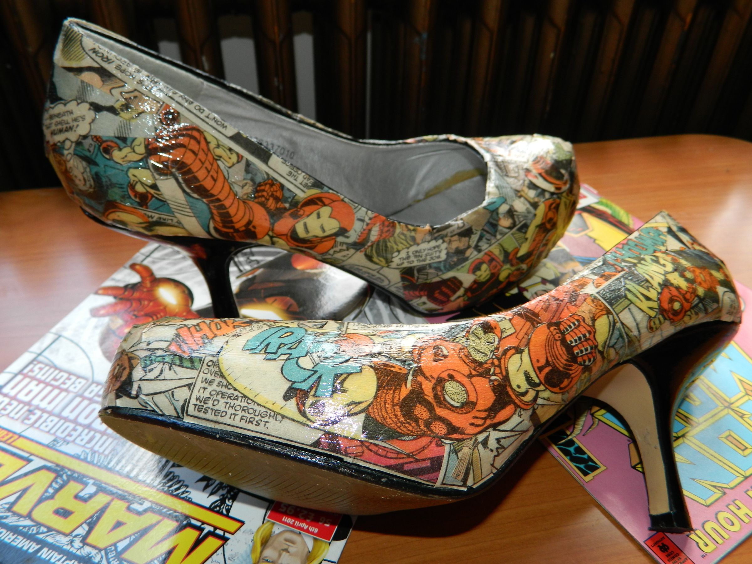 Comic Book Shoes : 5 Steps (with Pictures) - Instructables