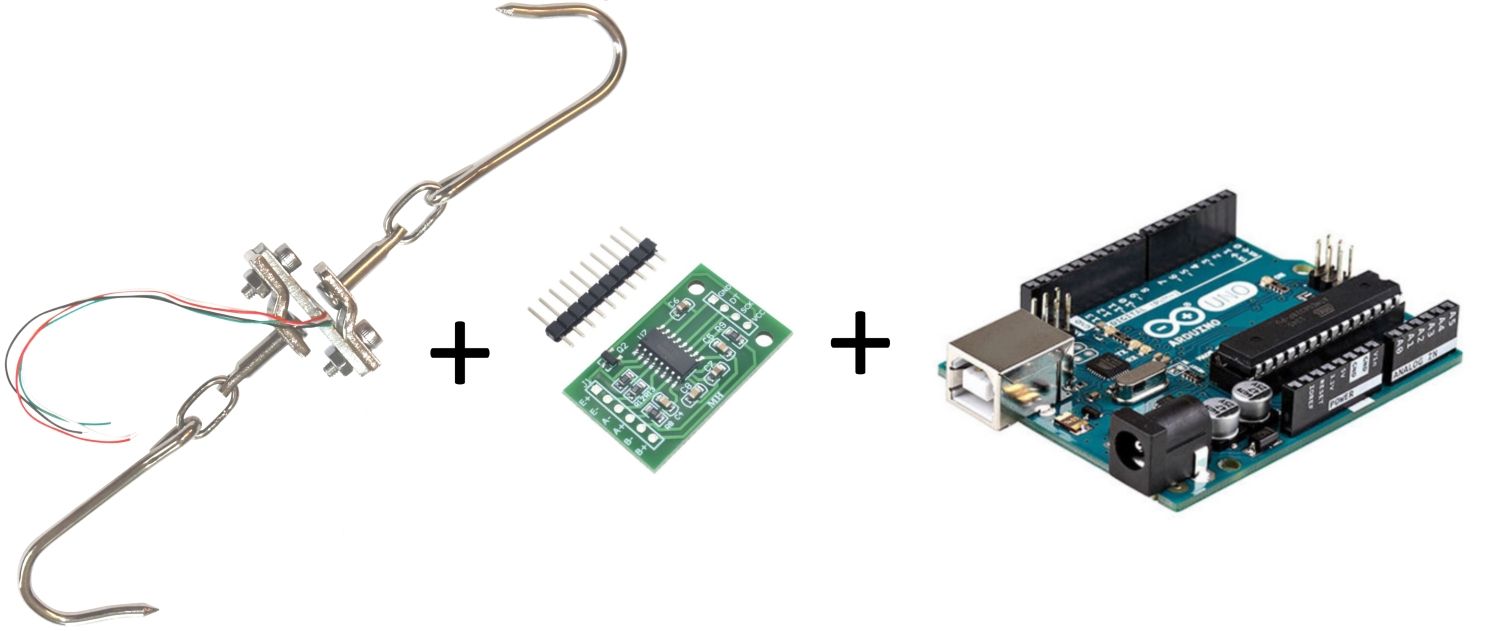 Arduino Tension Scale With 40 Kg Luggage Load Cell and HX711 Amplifier ...