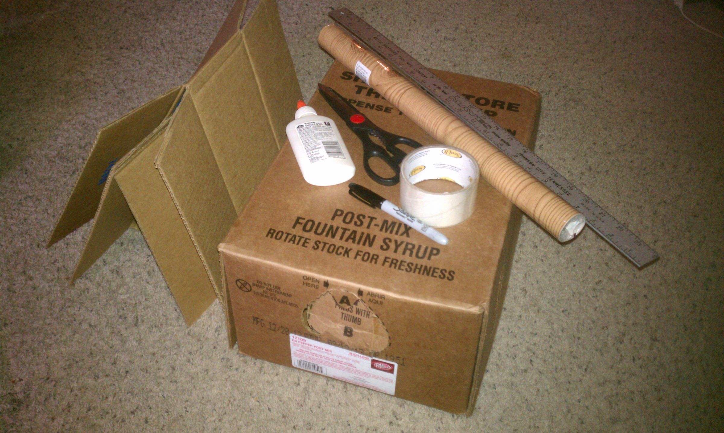 Toddler Chair From Fountain Soda Syrup Box : 15 Steps - Instructables