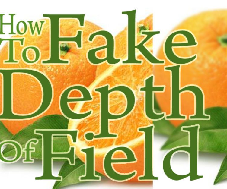 1 Minute Fake Depth of Field [FASTEST AND EASIEST!] : 6 Steps (with ...