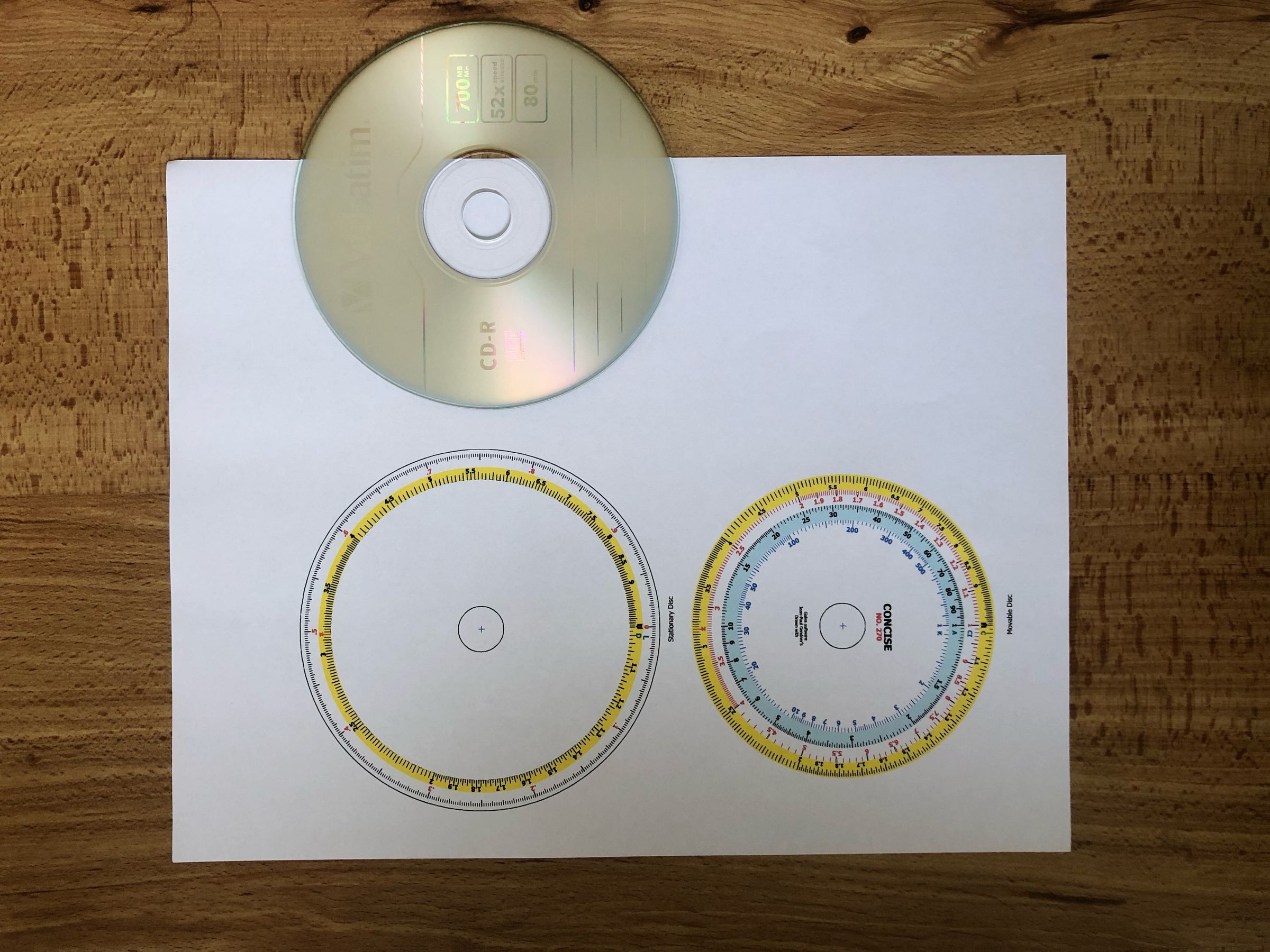 CIRCULAR CD SLIDE RULE : 9 Steps (with Pictures) - Instructables