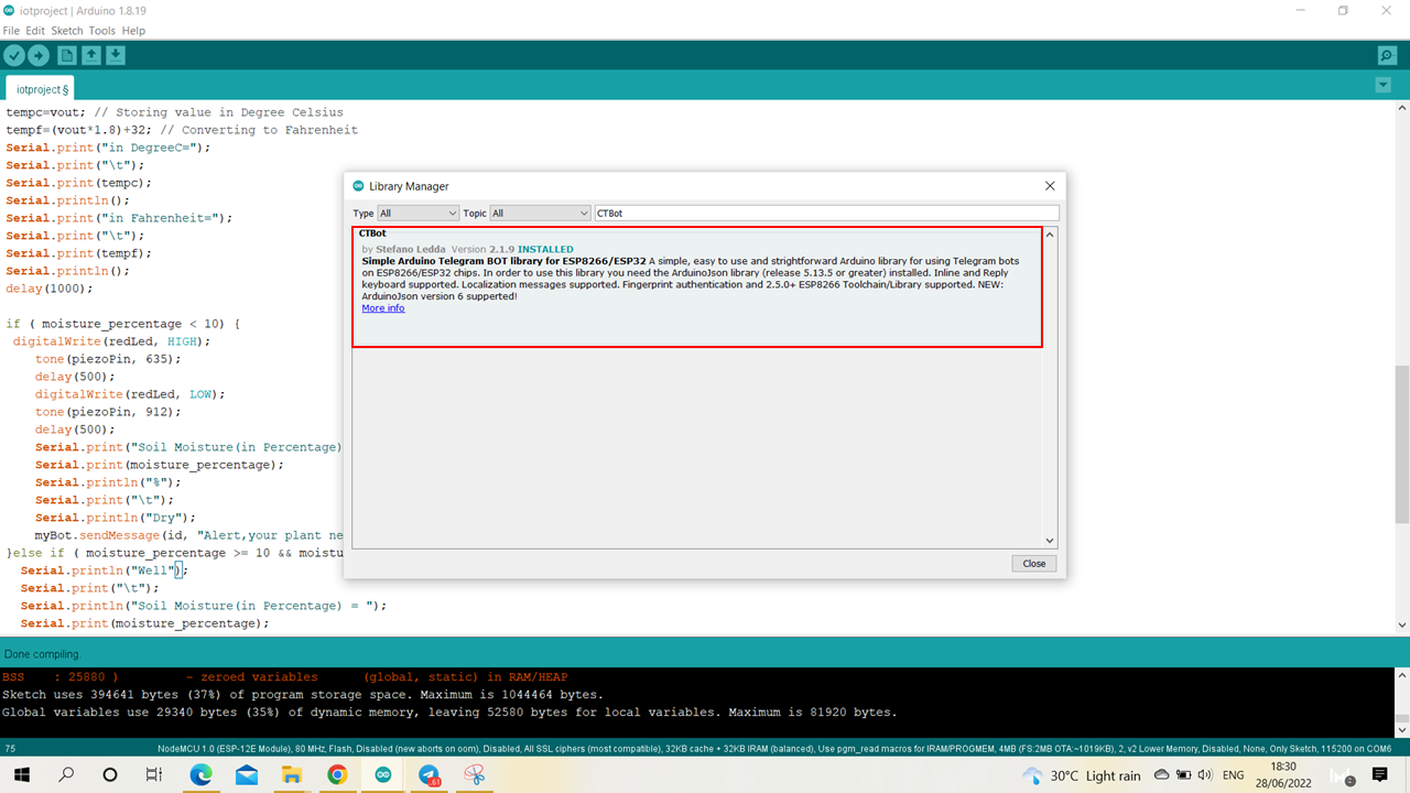 Smart Garden Alarm : 8 Steps - Instructables
