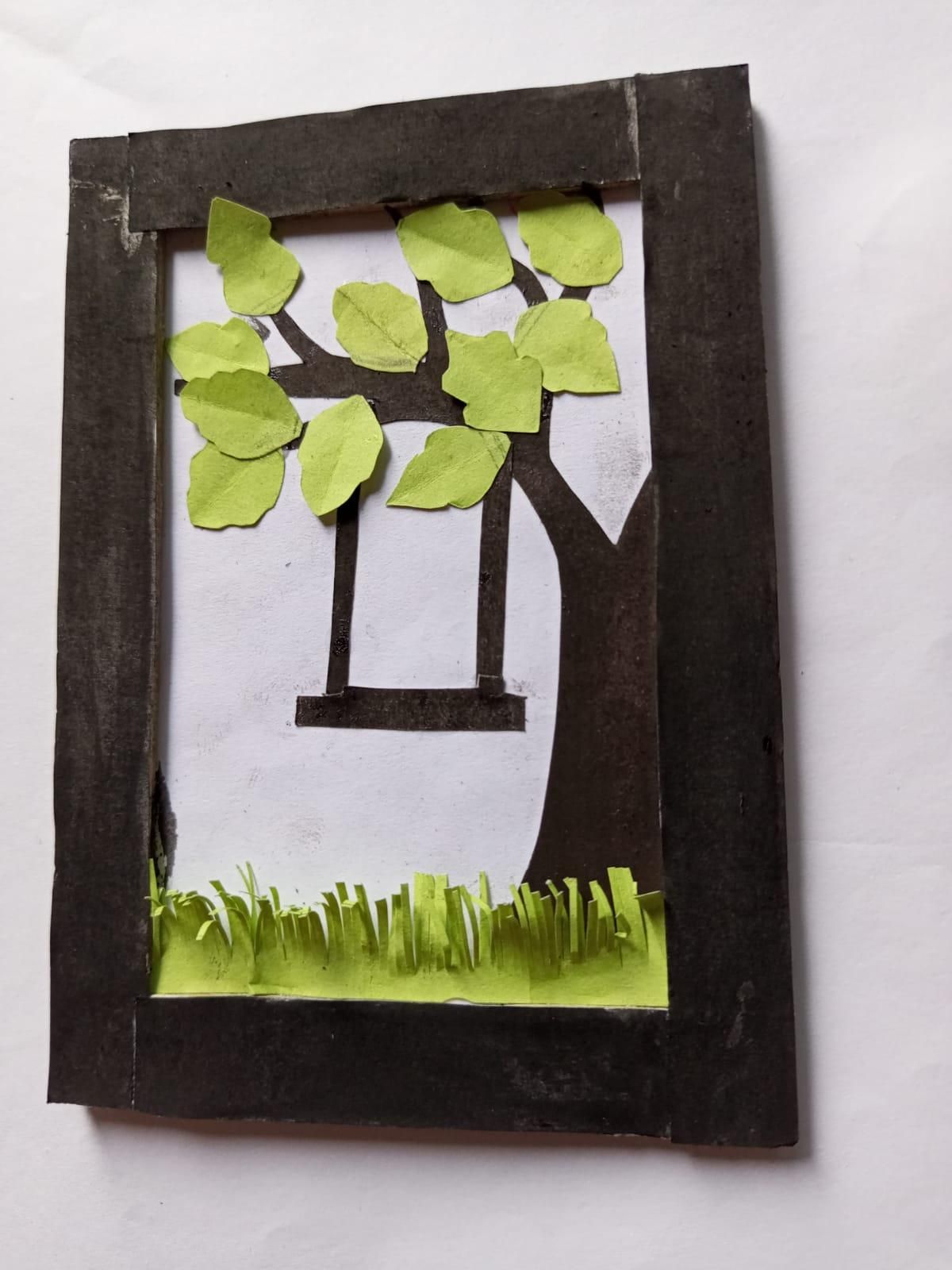Mini Wall Decoration Paper Flower Craft : 7 Steps (with Pictures ...