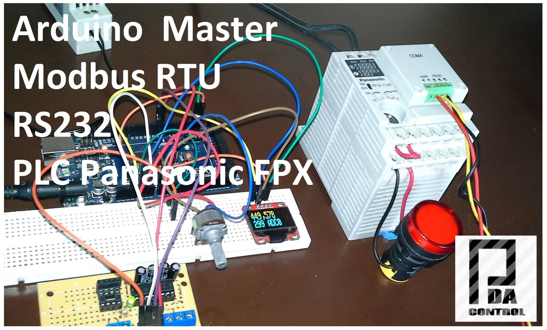 Arduino Modbus Master RTU and PLC Panasonic FPX C14R : 3 Steps ...