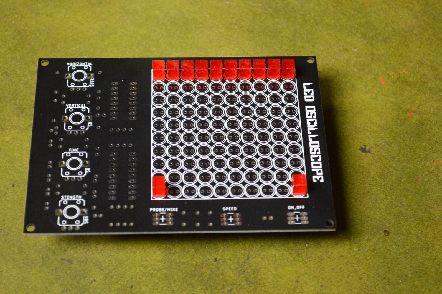 100 LED Oscilloscope : 12 Steps (with Pictures) - Instructables