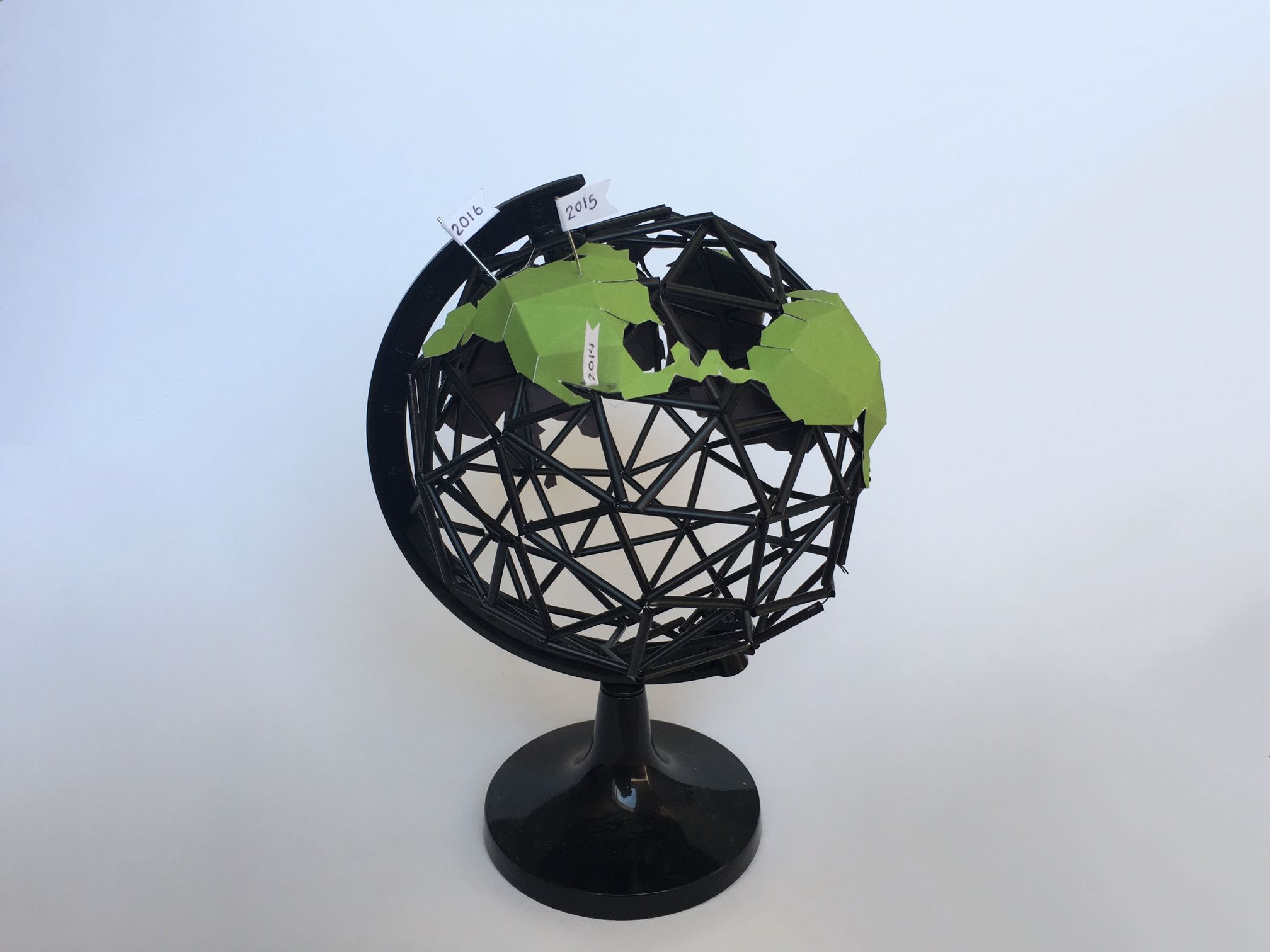 $5 DIY Polygonal Globe (no 3D Printer Needed) : 9 Steps (with Pictures ...