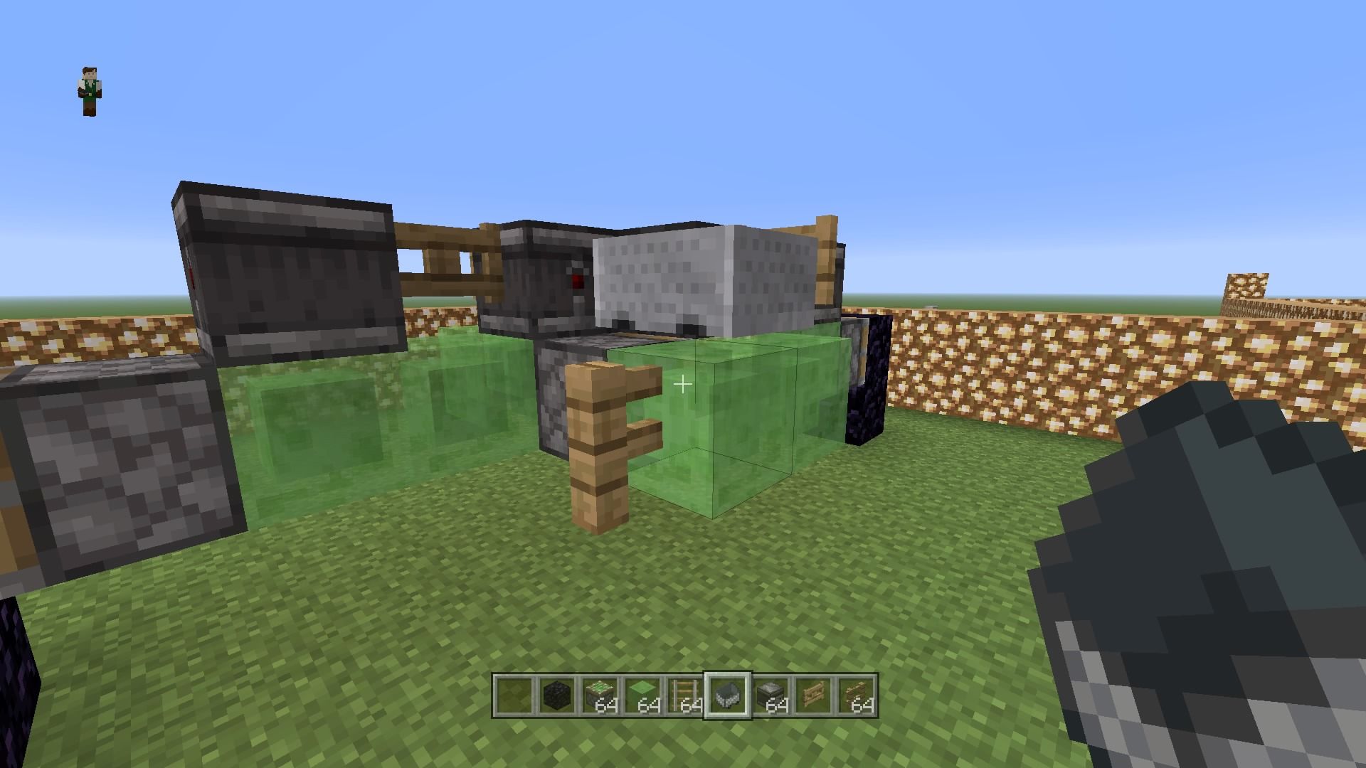 Minecraft SethBling's Simple 2-way Controllable Flying Machine Adapted ...