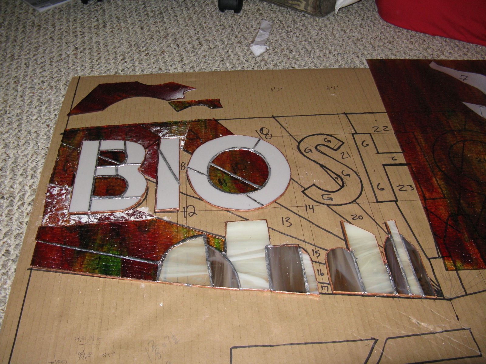 Bioshock Stained Glass Logo : 13 Steps (with Pictures) - Instructables