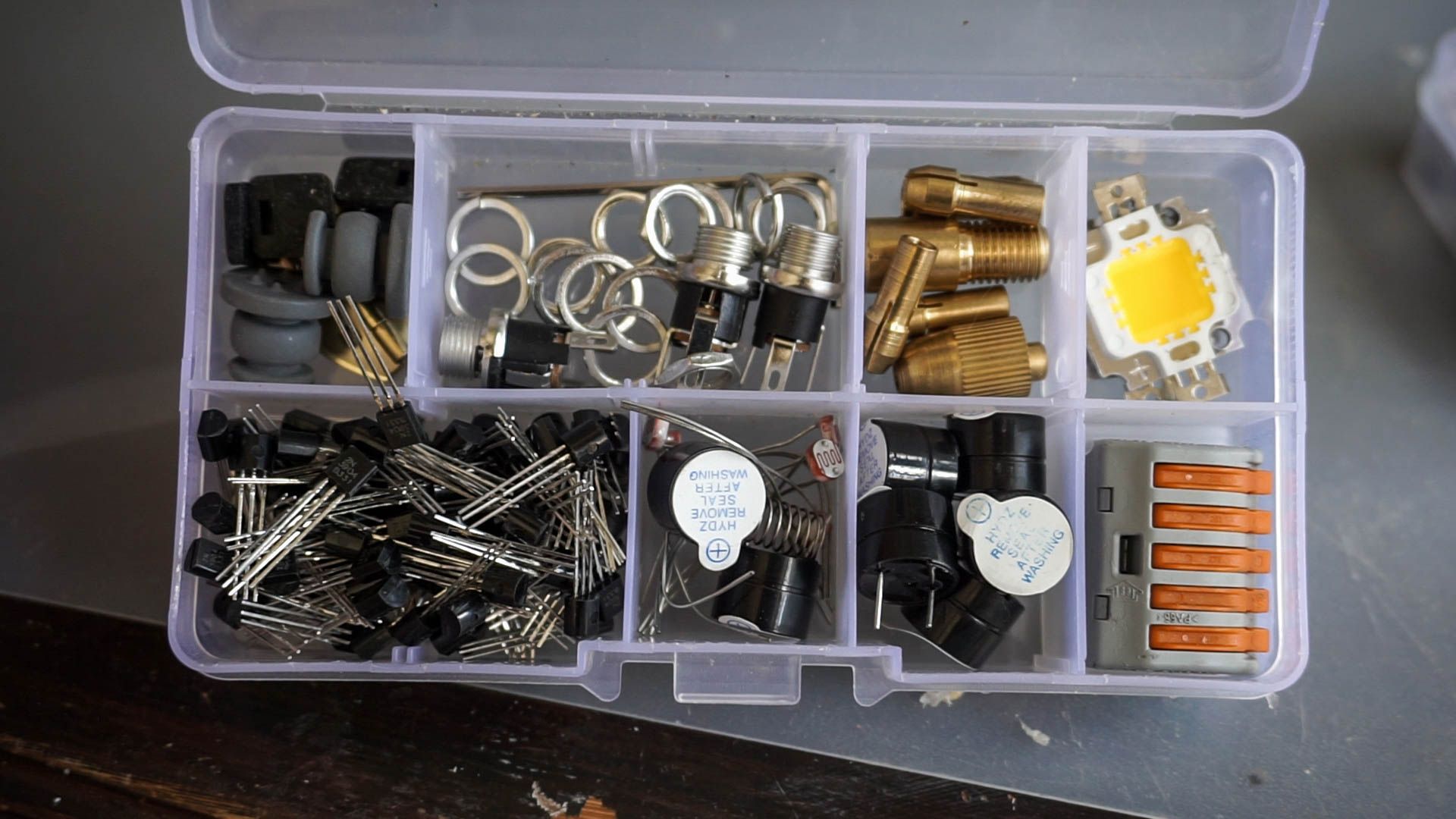 The Sleeper Electronic Components Organizer Desk : 10 Steps (with ...