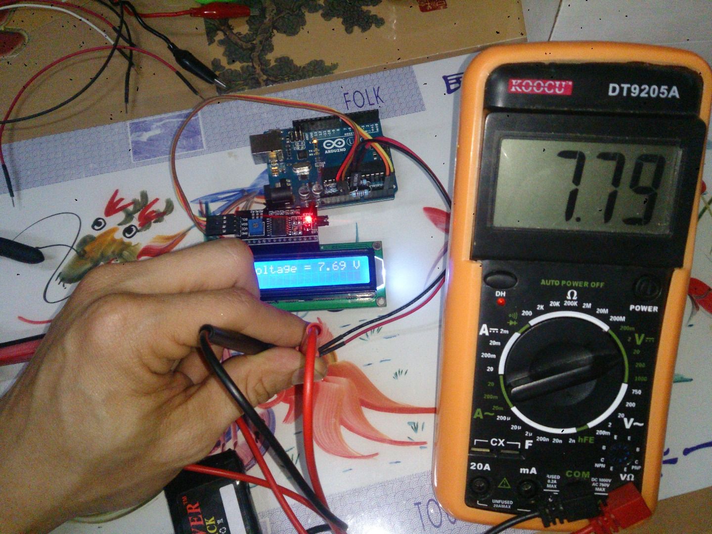 Arduino Battery Voltage Indicator : 5 Steps (with Pictures) - Instructables