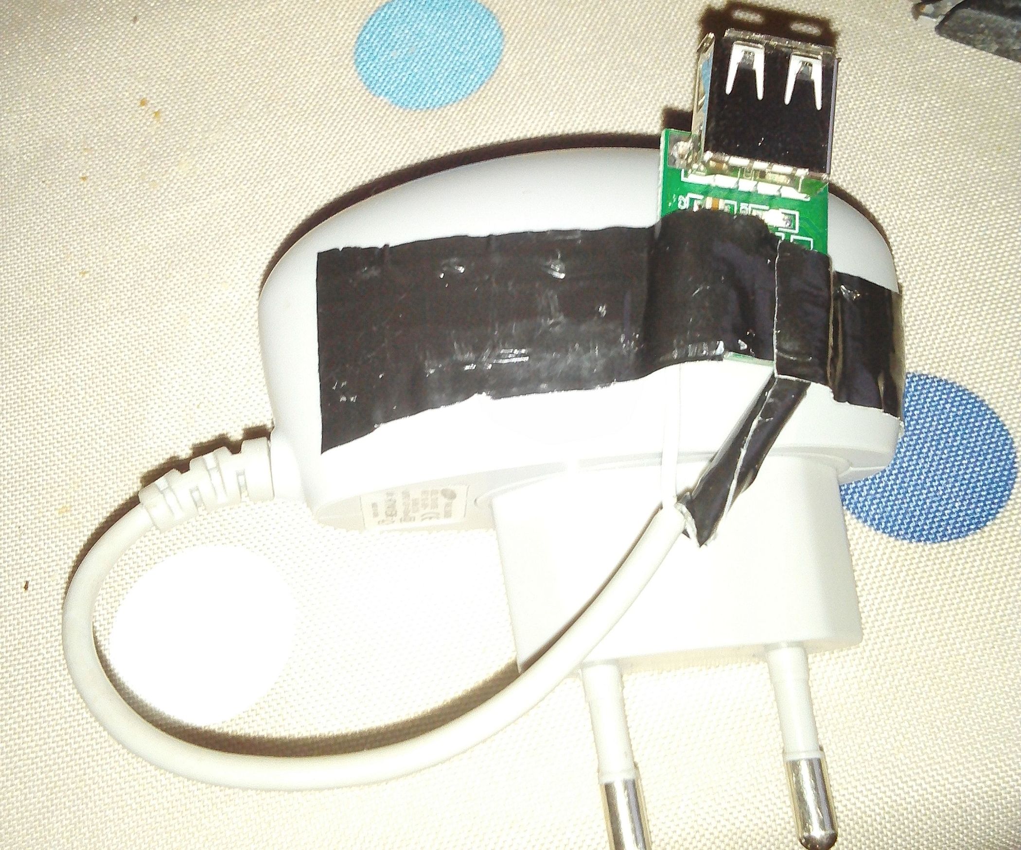 Build a 5v Usb Charger With an Old Samsung Adapter : 5 Steps (with ...