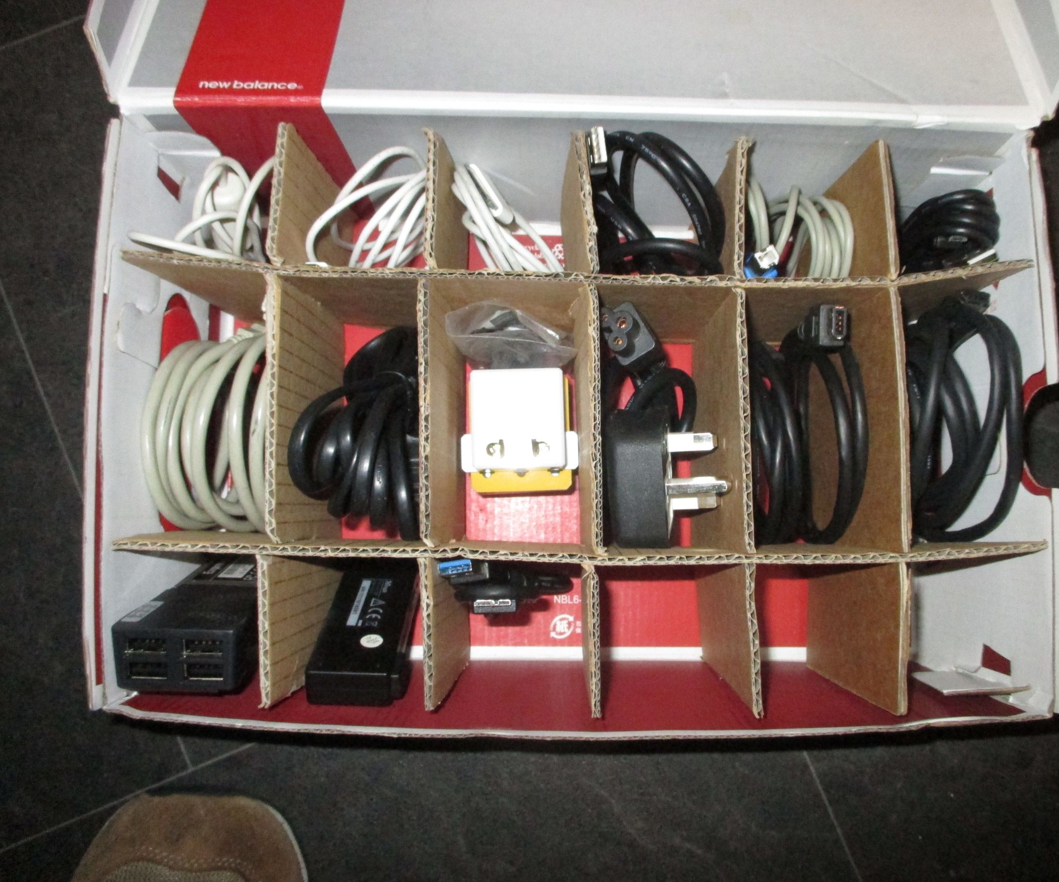 Shoebox Cable Sorter : 3 Steps (with Pictures) - Instructables