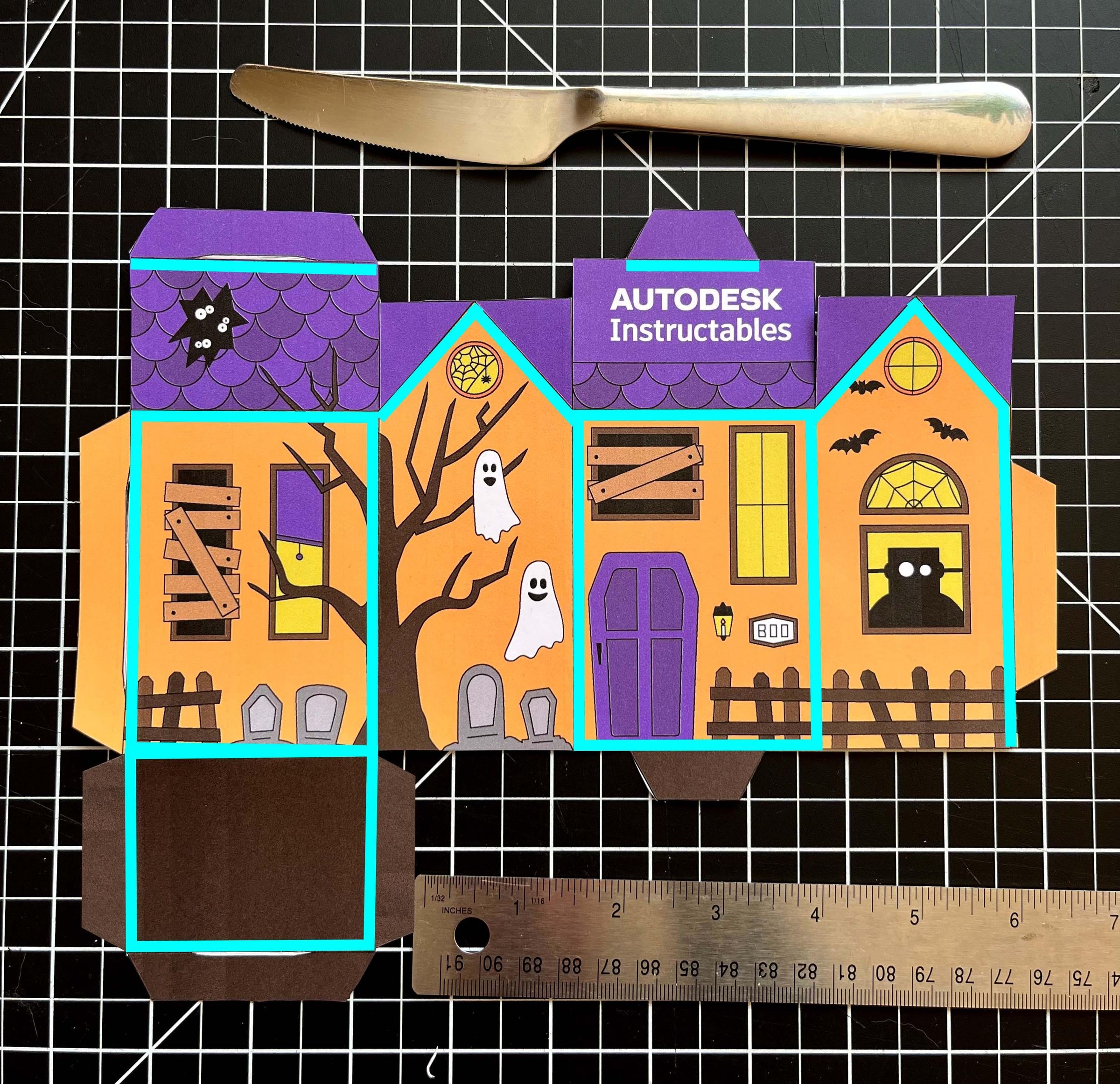 Free Halloween Haunted House Papercraft : 7 Steps (with Pictures ...