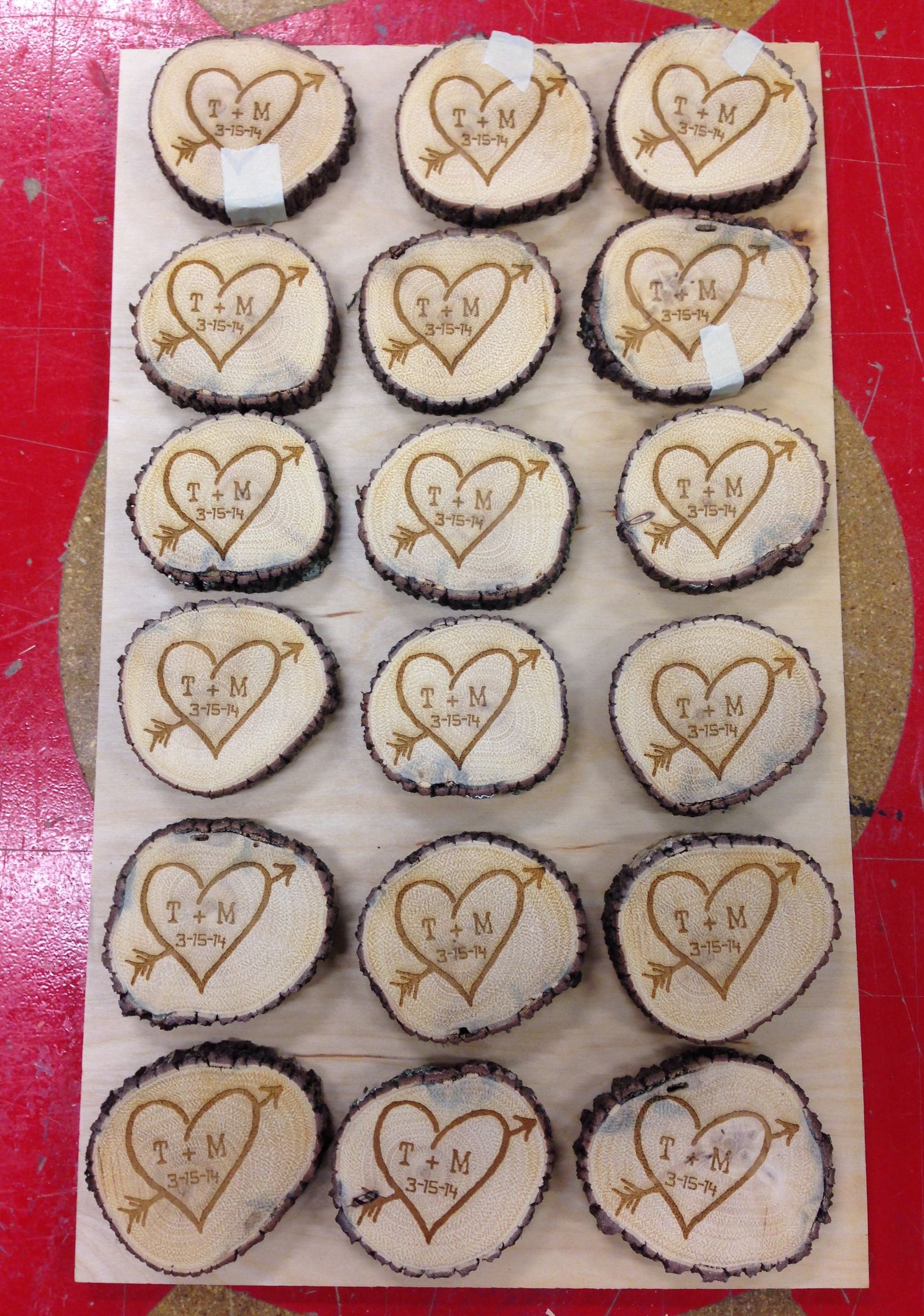 Laser Engraved Wedding Table Decorations : 5 Steps (with Pictures ...