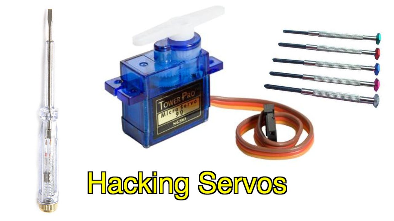 Hack a TowerPro Micro Servo to Spin 360 / Continuous Rotation : 6 Steps ...