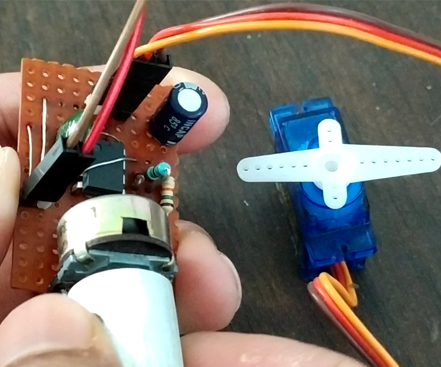 Control Servo Using 555 Timer Ic 3 Steps Instructables