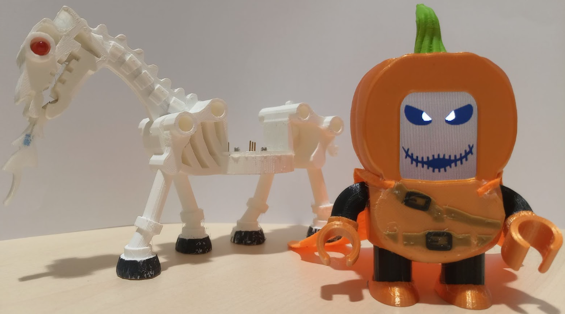 Interactive Electronic Toy of Jack-O-lantern & Horse : 20 Steps (with ...